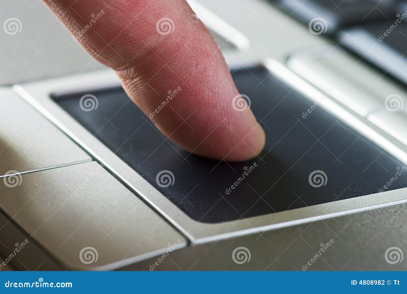 Touchpad stock photo. Image of work, laptop, grey, detail - 4808982