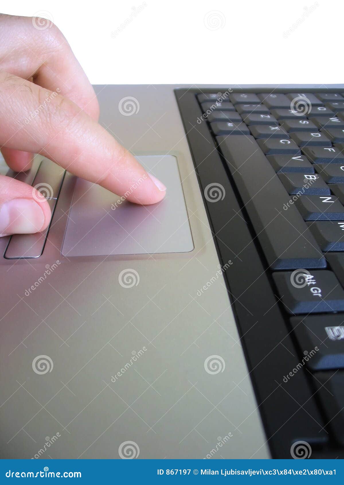 Touchpad stock image. Image of cdrom, person, connected - 867197