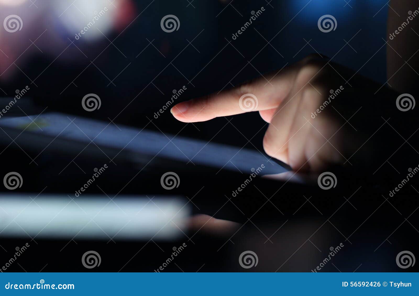 Touchpad stock photo. Image of woman, modern, screen - 56592426