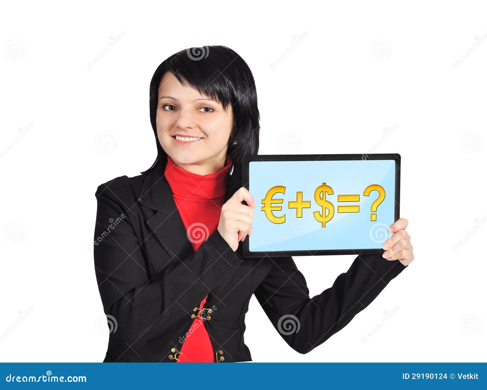 Touchpad Met Bedrijfsformule Stock Foto - Image of kaukasisch, zaken ...