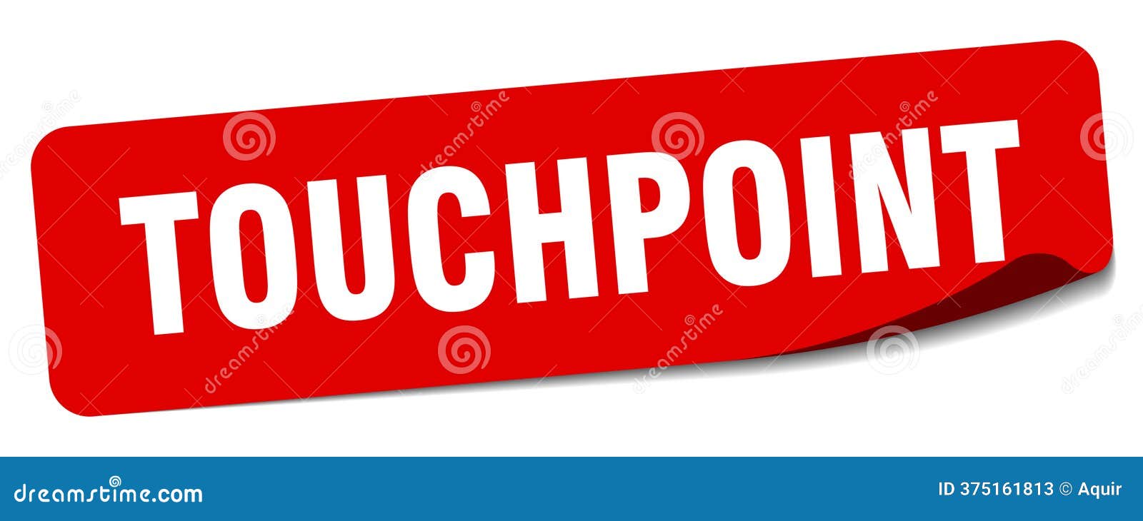 Touchpoint Sticker Vector Illustration | CartoonDealer.com #120298868