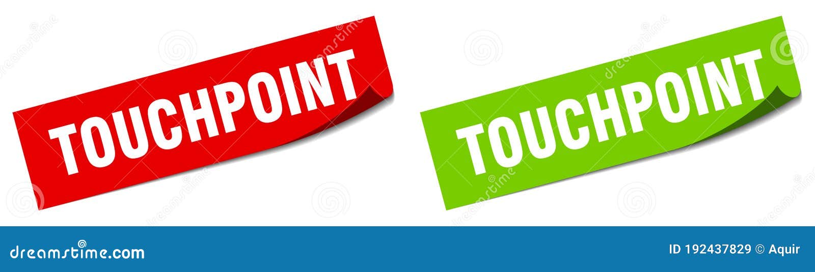 Touchpoint Sticker. Touchpoint Sign Set Stock Vector - Illustration of ...