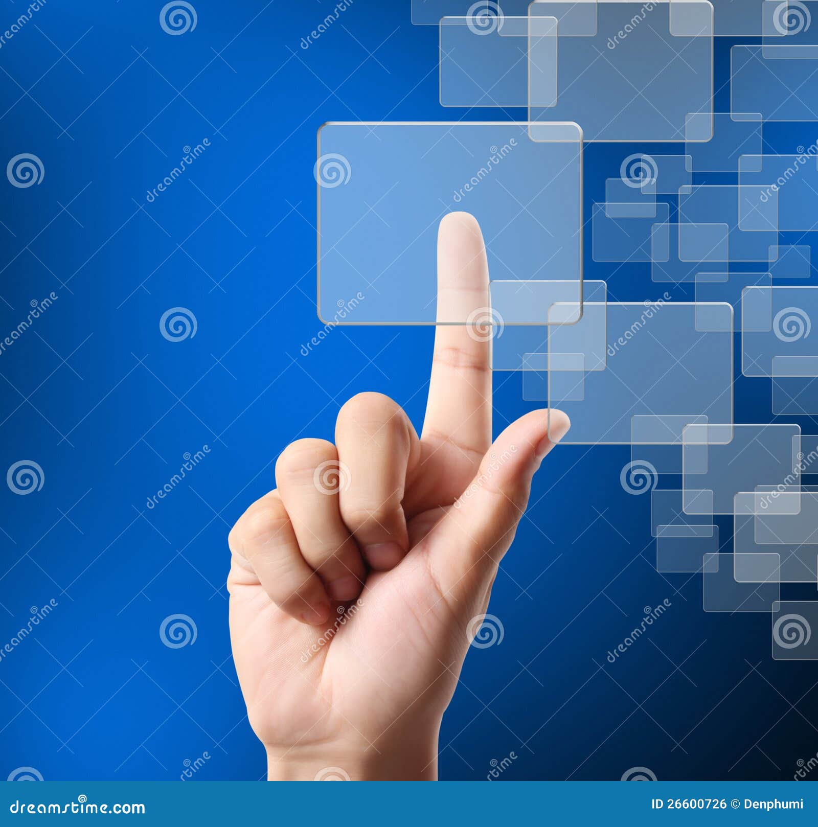 Touchscreen button stock illustration. Illustration of idea - 26600726