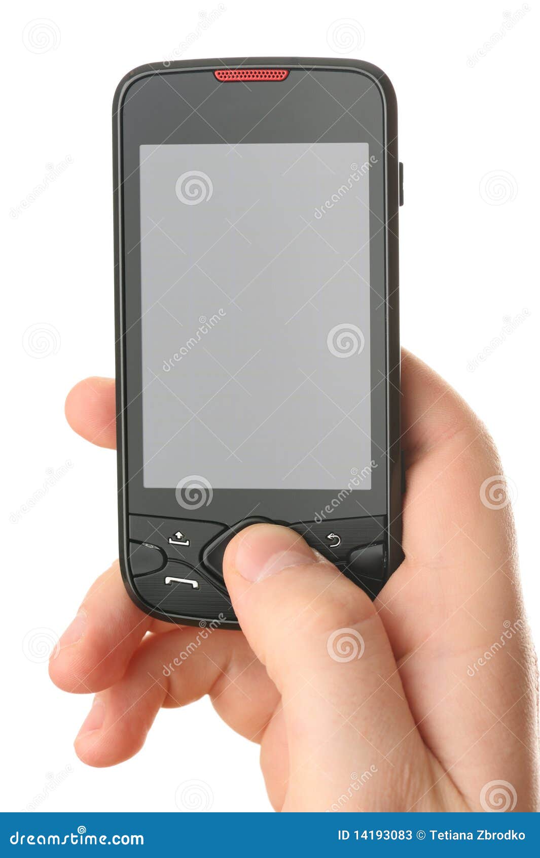 Touchscreen Communication Device Stock Image - Image of mobility, data ...