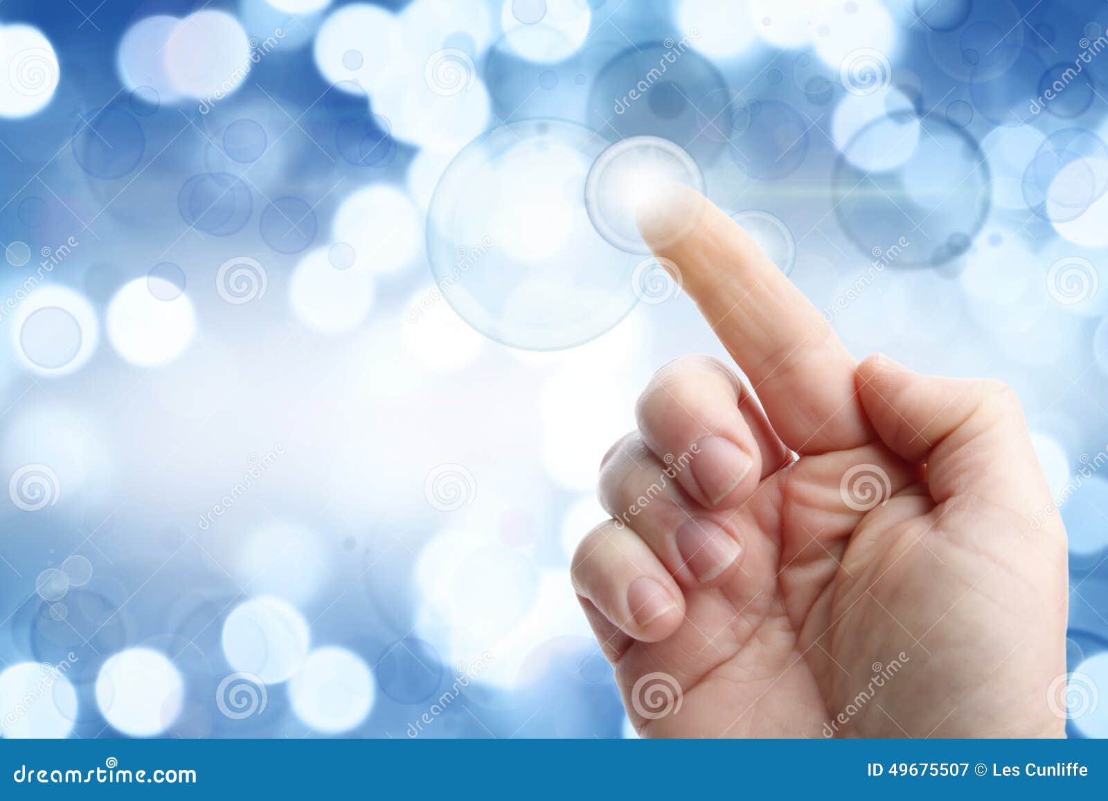 Touchscreen stock image. Image of closeup, circles, press - 49675507