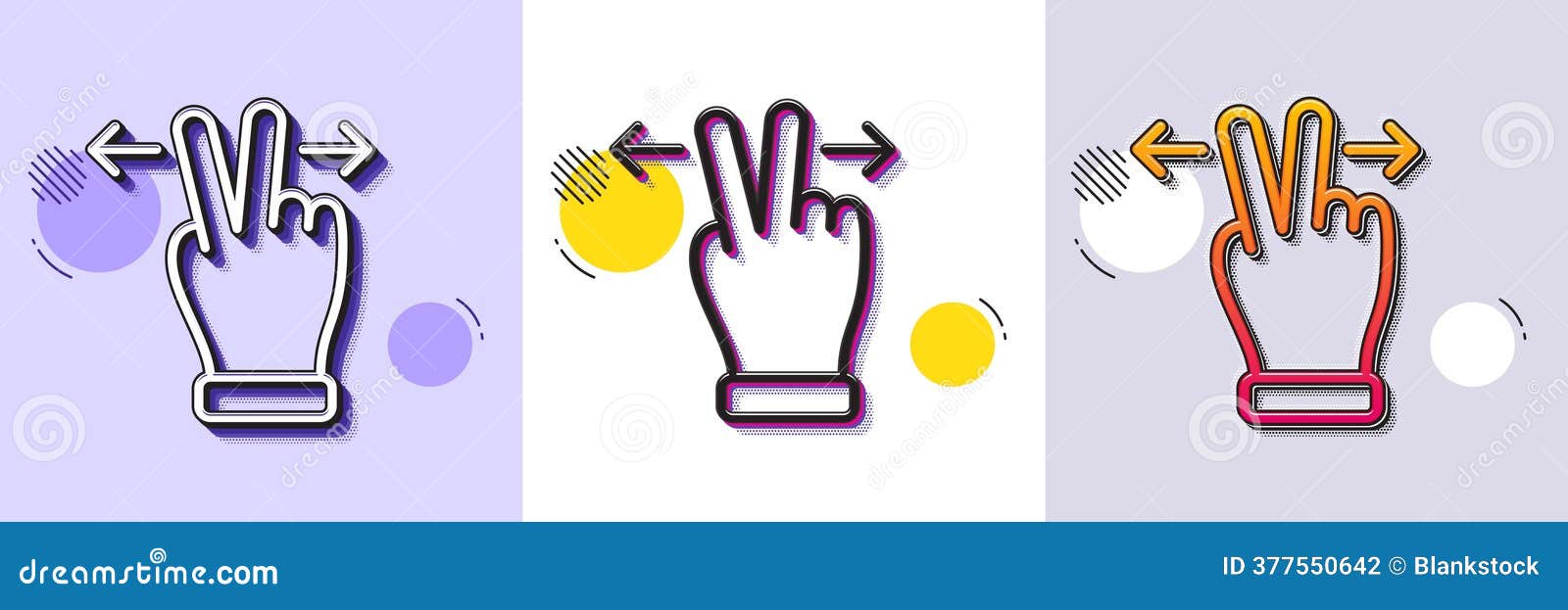 Touchscreen Gesture Line Icon. Slide Right Arrow Sign. Swipe Action ...