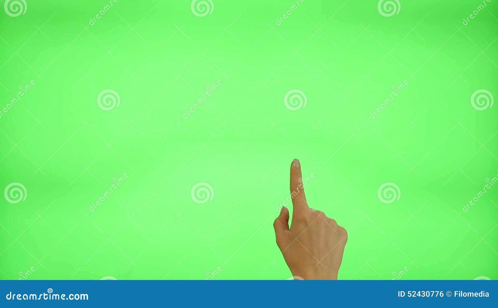 17 Touchscreen Gestures - Female Hand, on a Green Screen Stock Footage ...