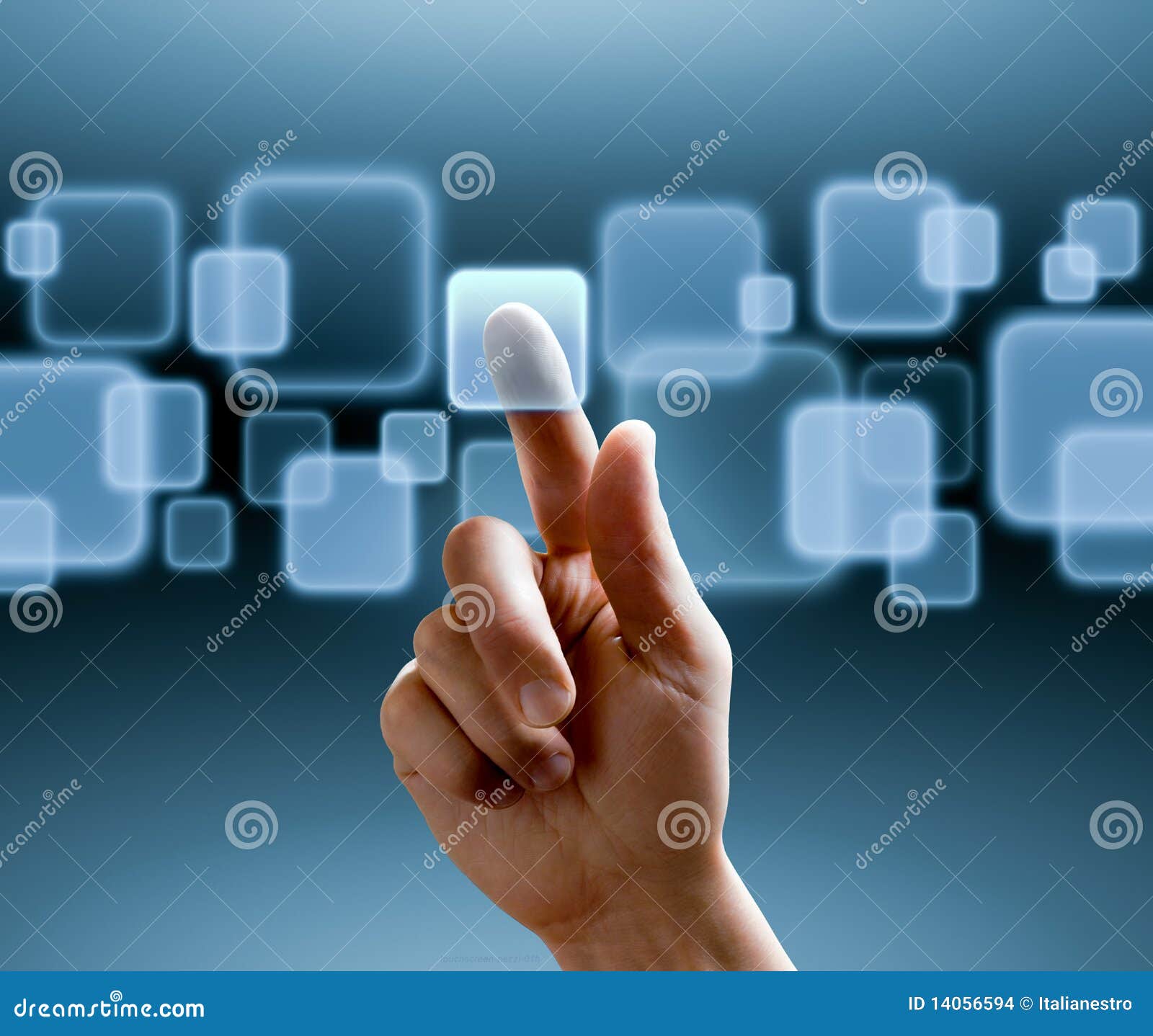 Touchscreen interface stock photo. Image of choose, hightech - 14056594