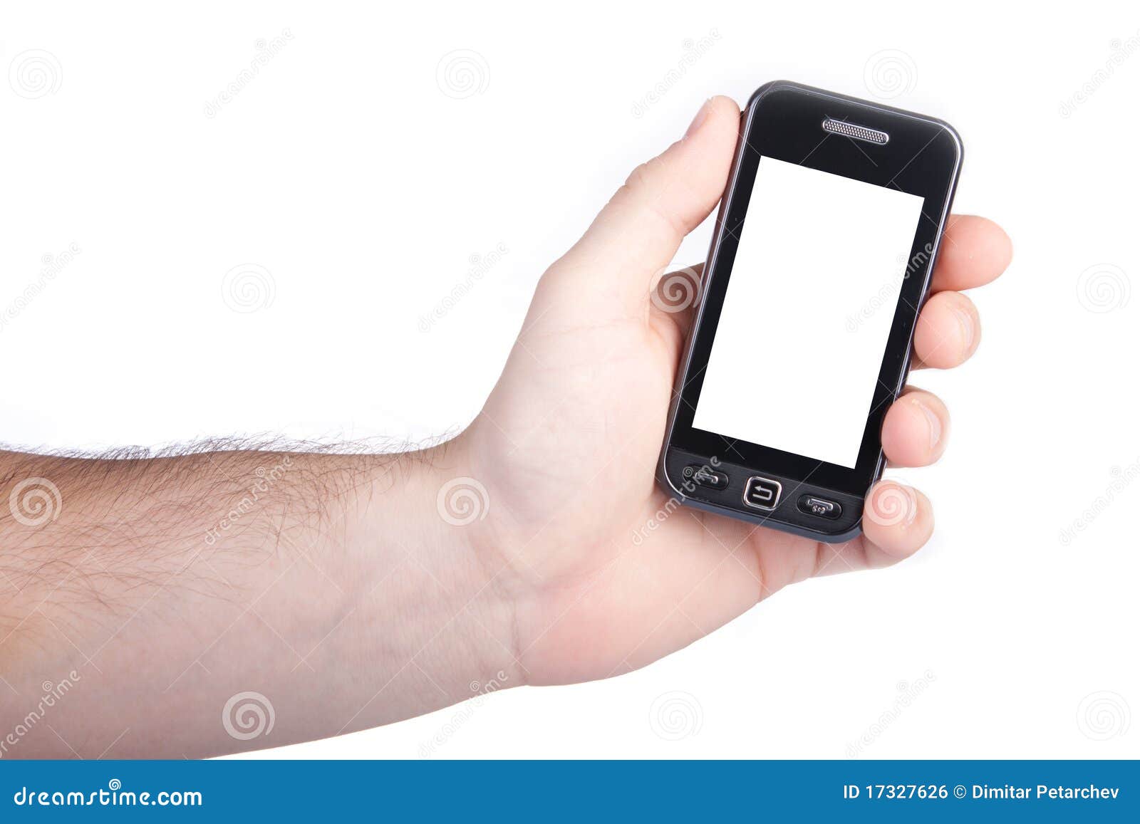 Touchscreen mobile phone stock photo. Image of messaging - 17327626