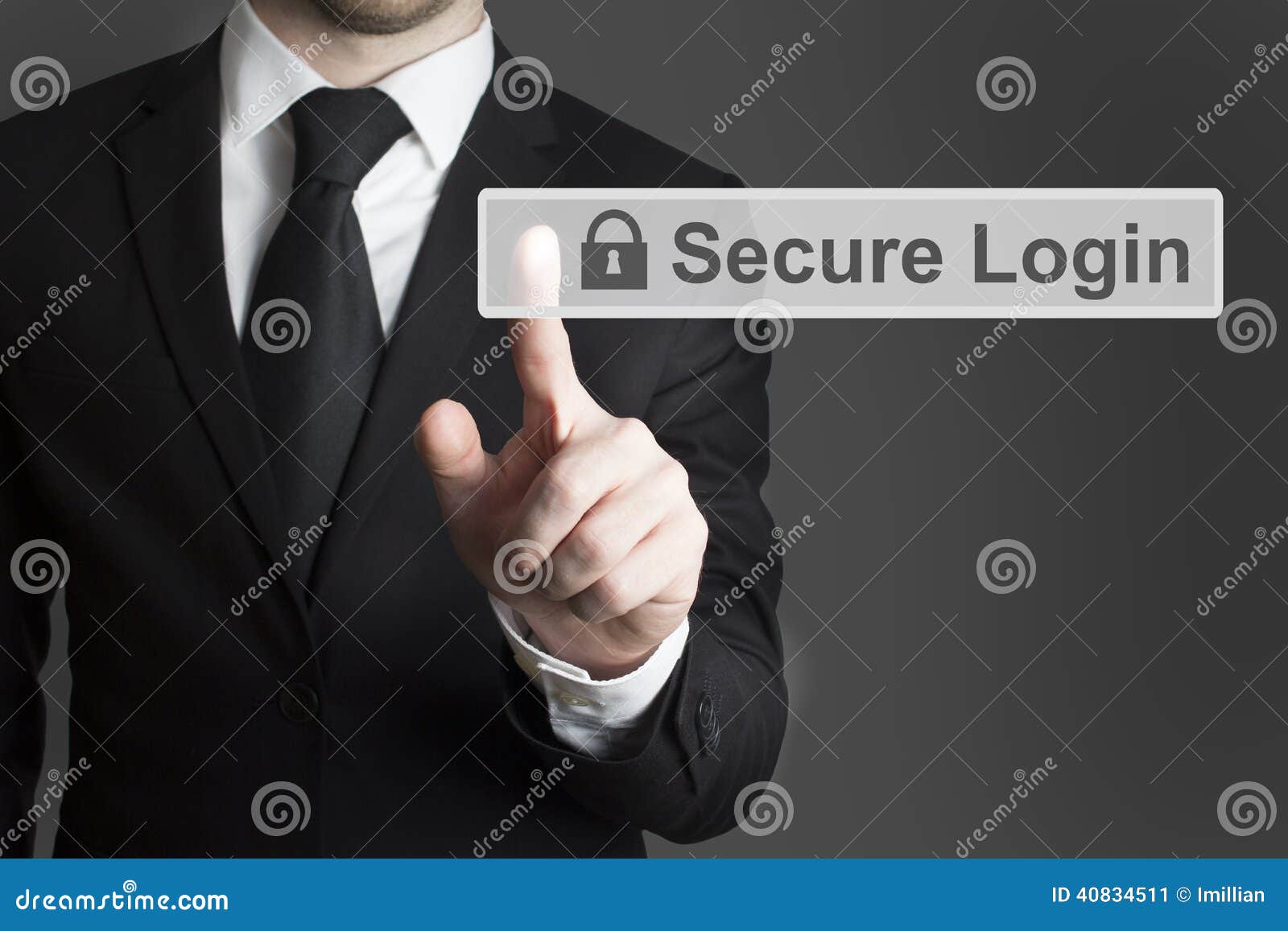 Touchscreen secure login stock image. Image of innovation - 40834511