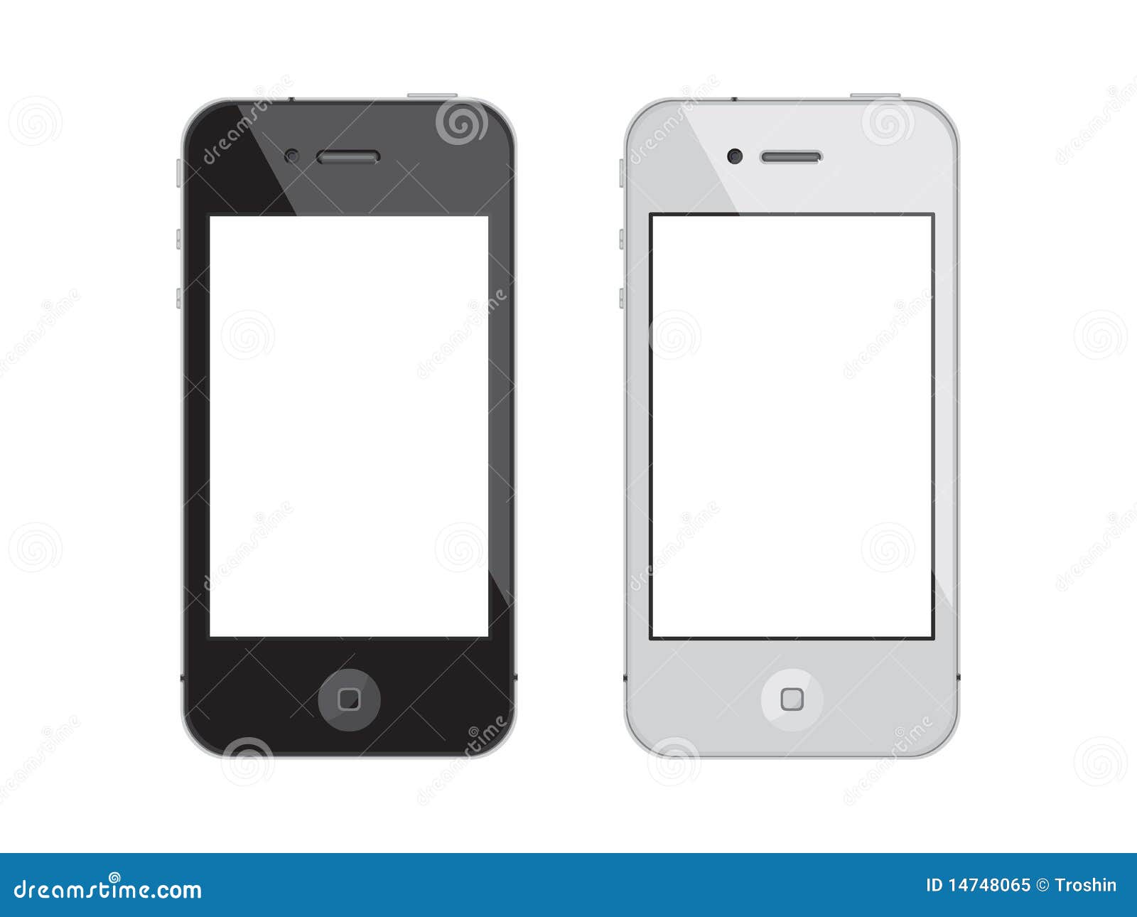 Touchscreen Smartphone Apple IPhone 4 Editorial Image - Illustration of ...