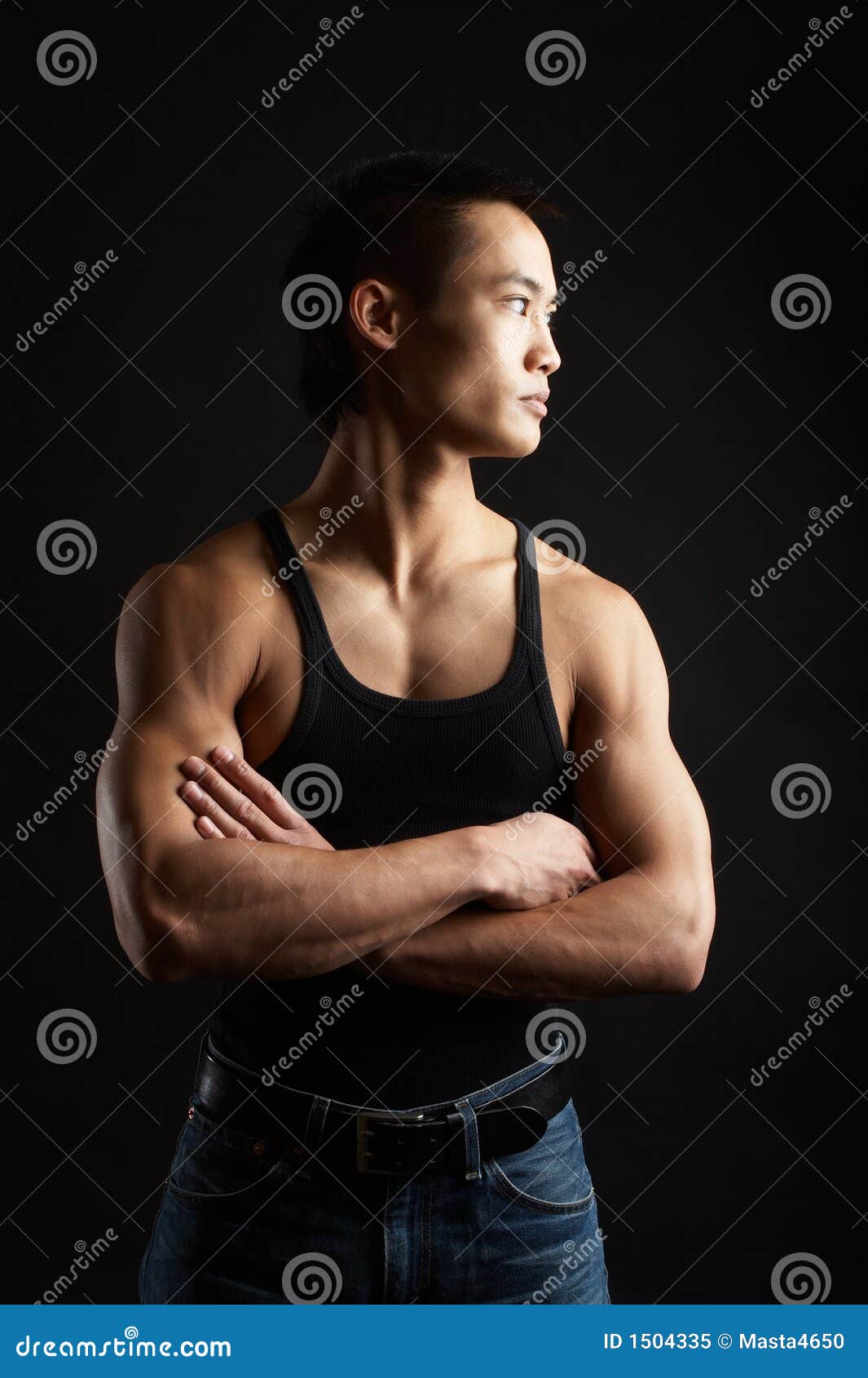 Tough asian guy stock image. Image of male, fitness, arts - 1504335