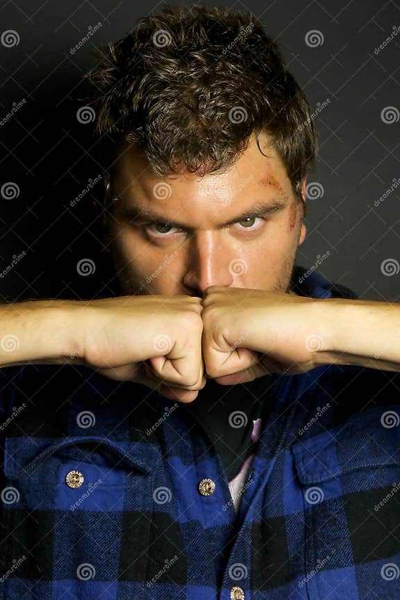 Tough Bad Boy stock photo. Image of blow, person, handsome - 10968122