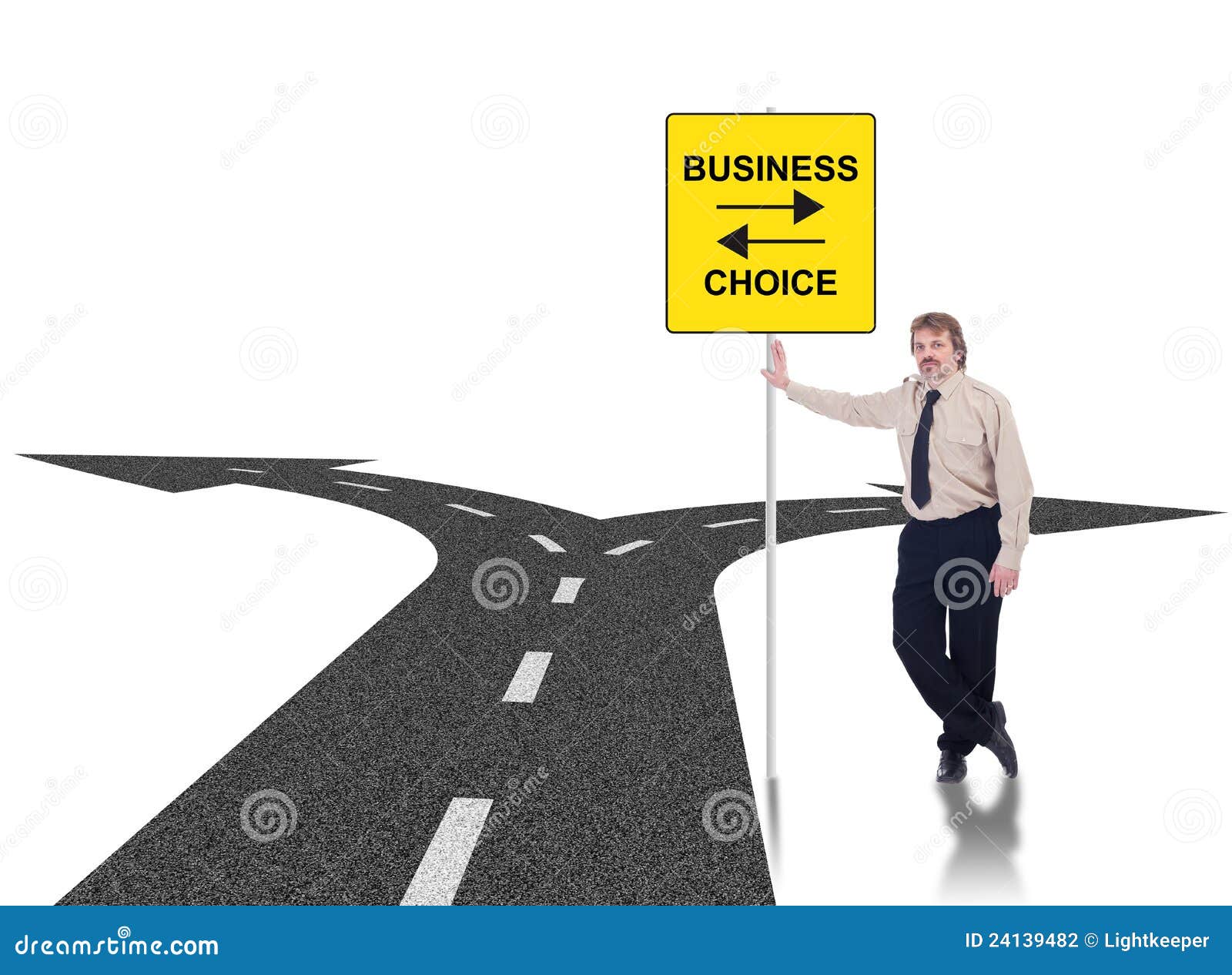 Tough Business Choices Concept Stock Photo - Image of metaphor, dilemma ...