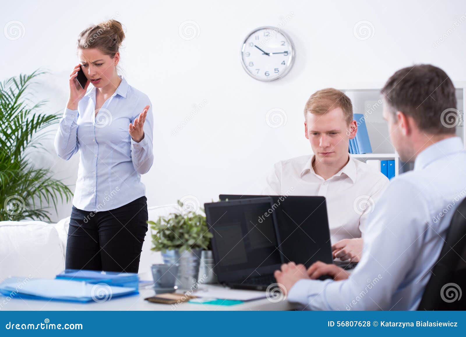 Tough day at office stock photo. Image of occupation - 56807628