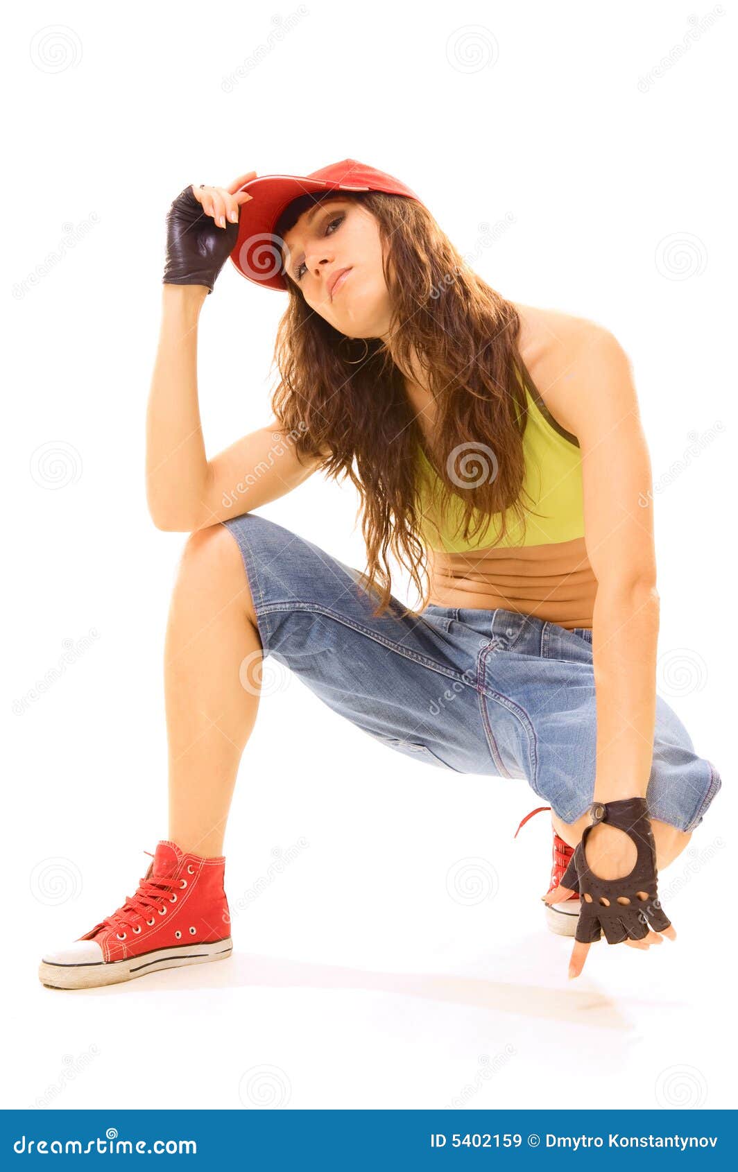 Tough girl looking proudly stock image. Image of attractive - 5402159