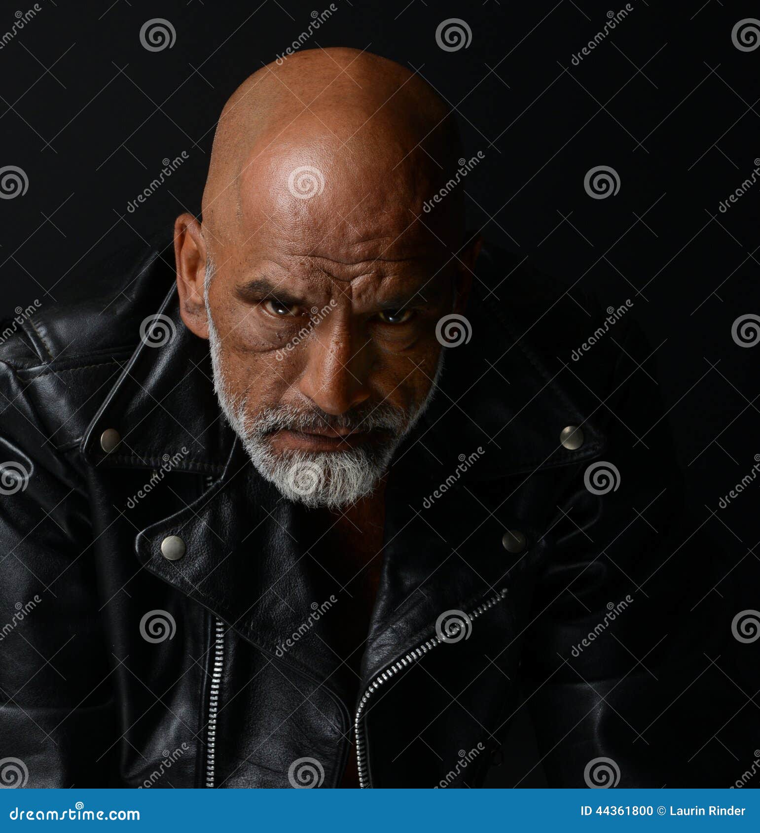 Tough guy in Leather stock photo. Image of drama, beautiful - 44361800