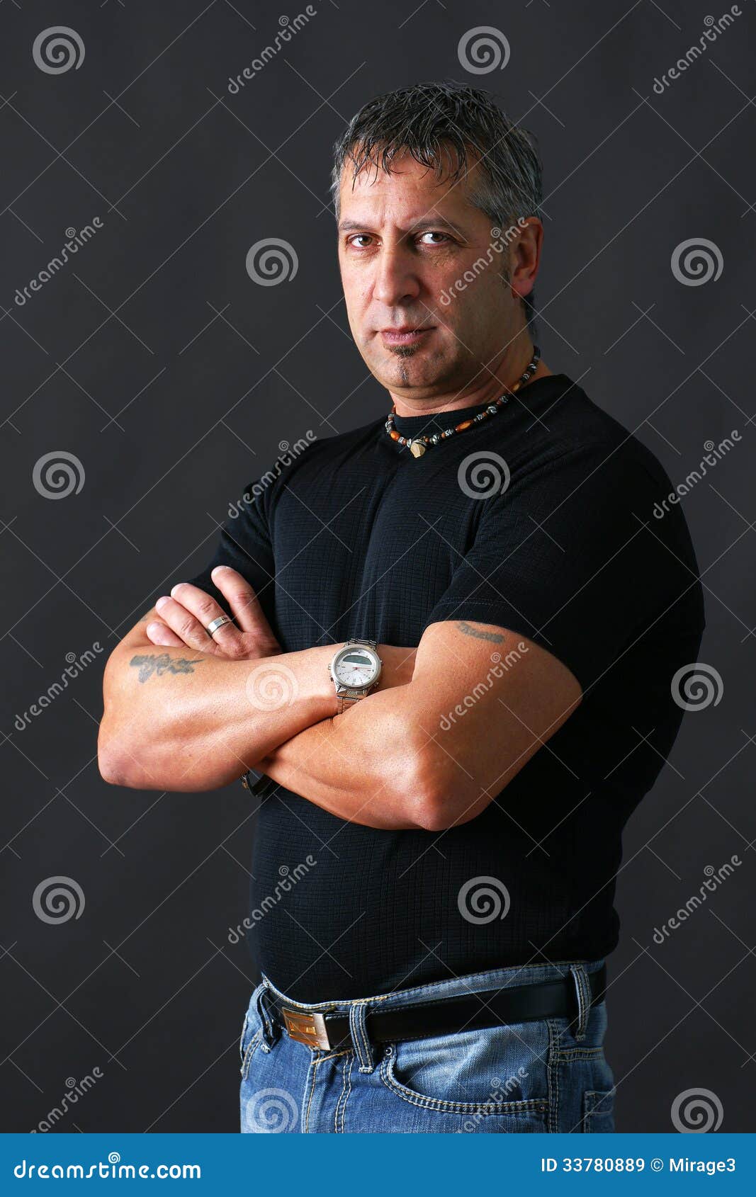 Tough Guy Looking at Camera Stock Image - Image of looking, human: 33780889