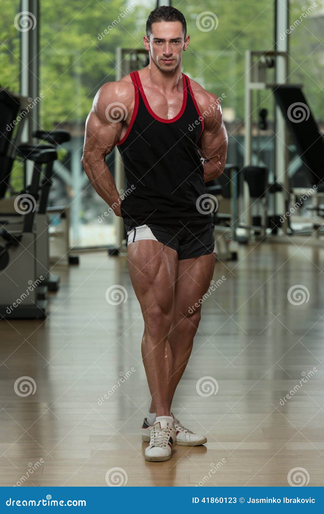 Tough Guy stock image. Image of adult, light, flexing - 41860123