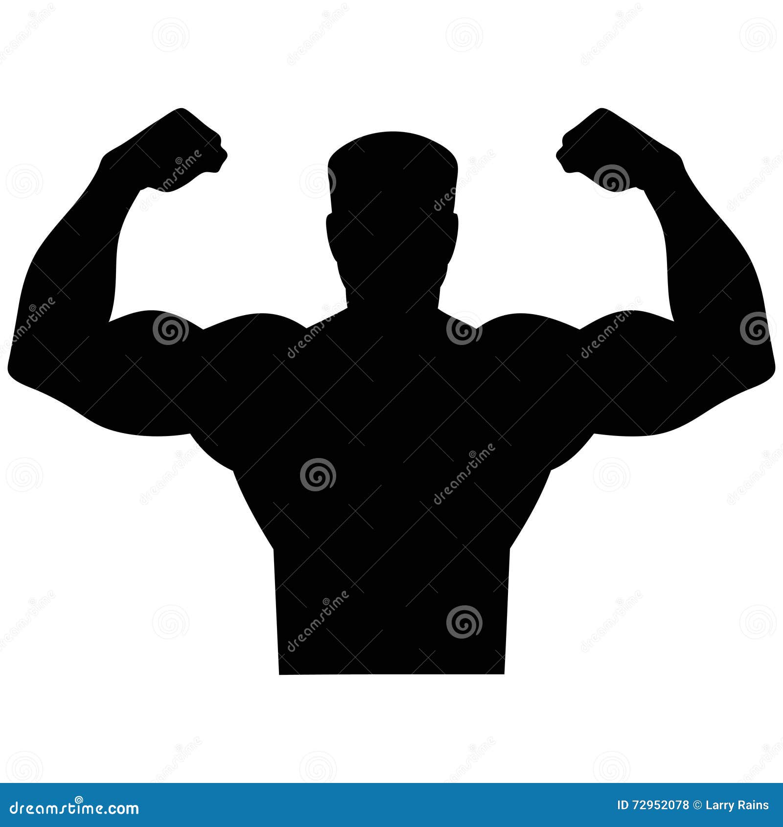 Tough Man Icon stock vector. Illustration of healthy - 72952078