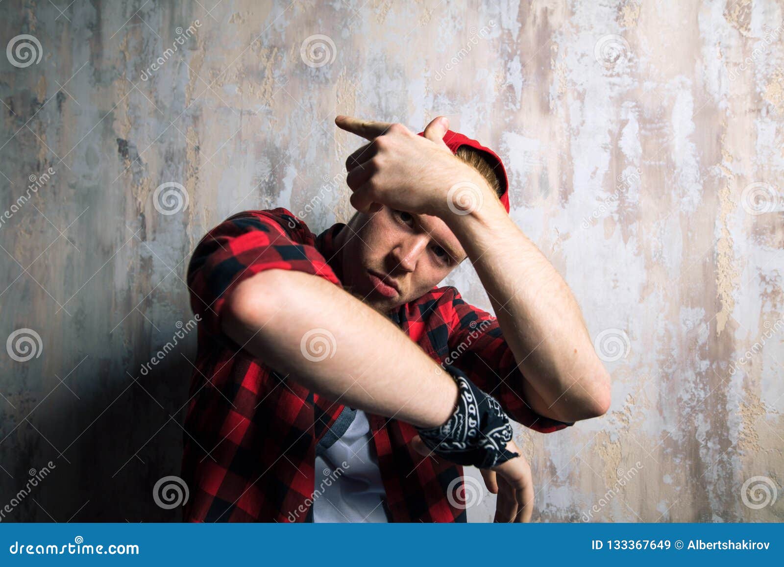 Tough Rapper Dancing In Front Of The Camera Stock Photo | CartoonDealer ...