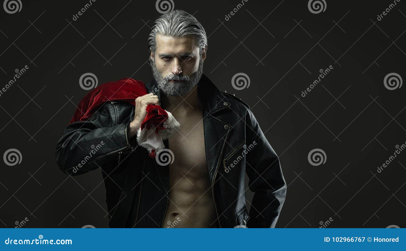 Tough santa claus stock image. Image of copy, christmas - 102966767