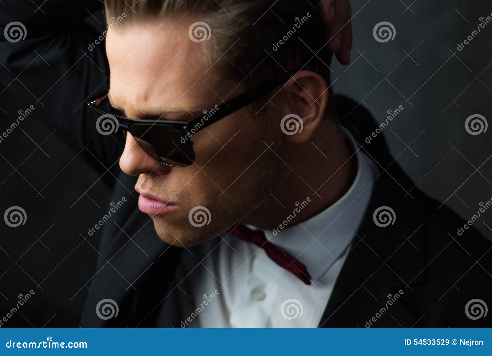 Tough sharp dressed man stock image. Image of handsome - 54533529