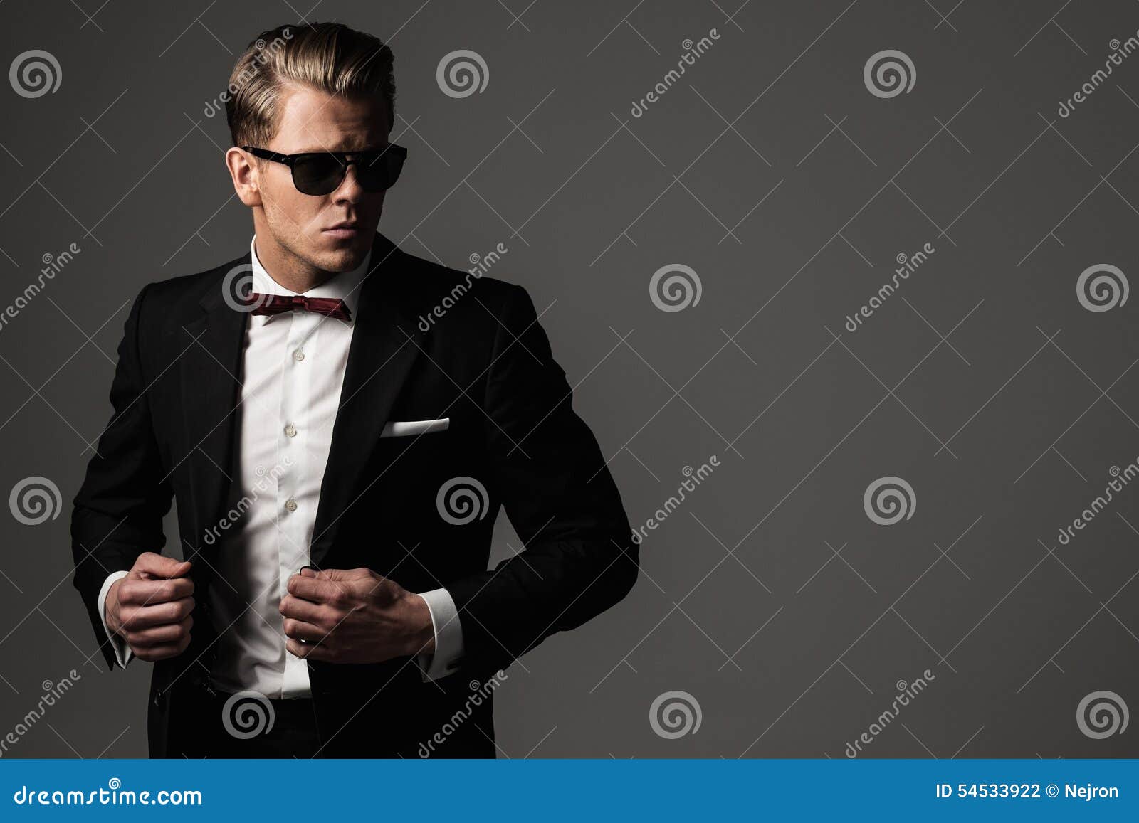 Sharp Dressed Black Man Hand On Chin Stock Image | CartoonDealer.com ...