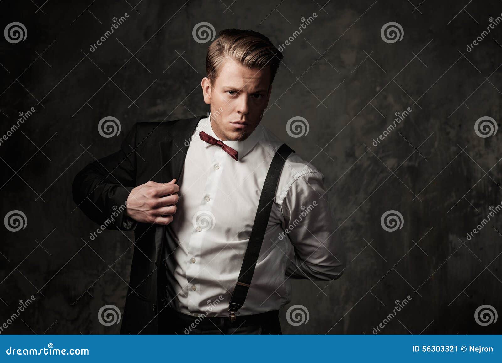 Tough sharp dressed man stock image. Image of dandy, confident - 56303321