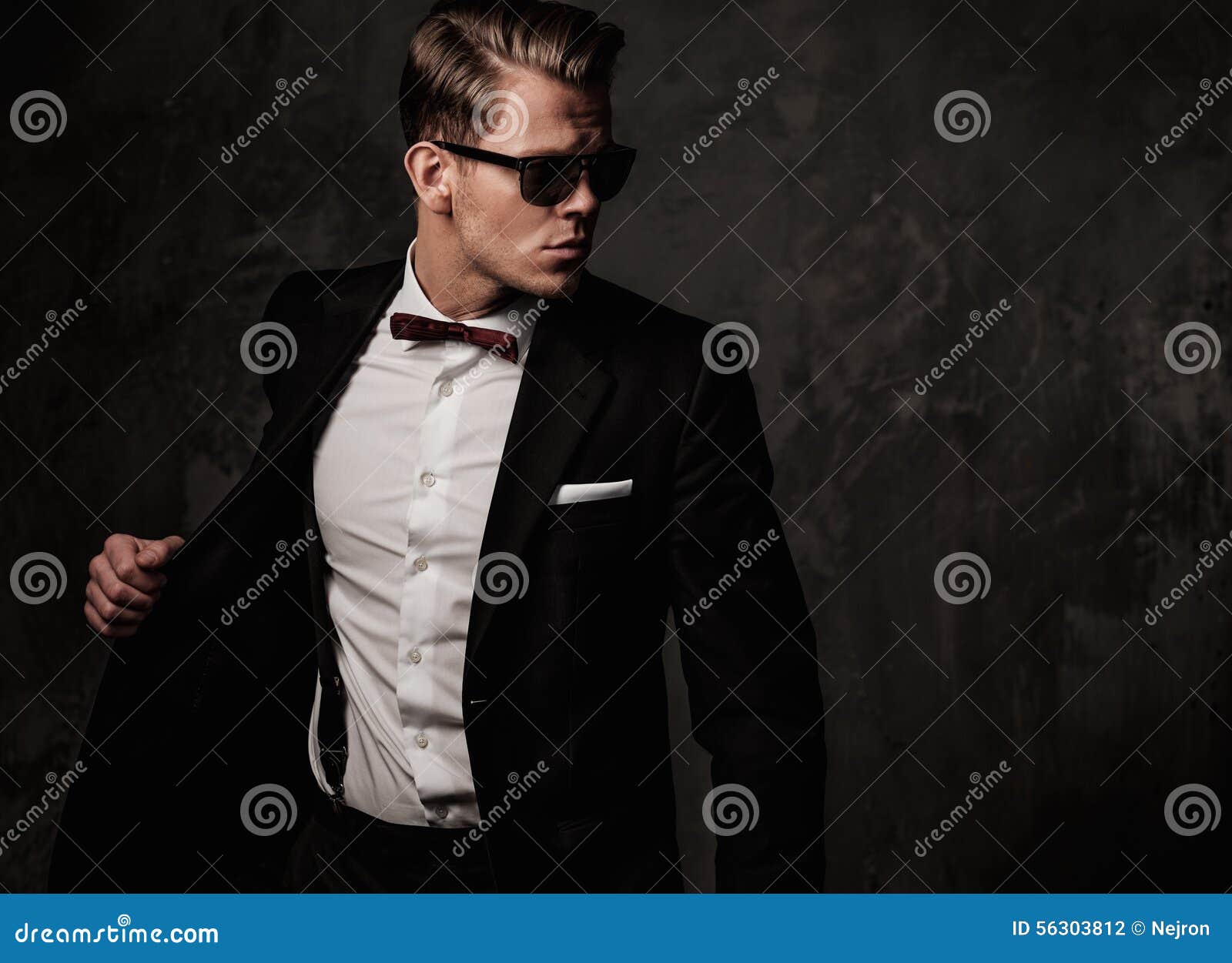 Tough sharp dressed man stock photo. Image of adult, clothing - 56303812