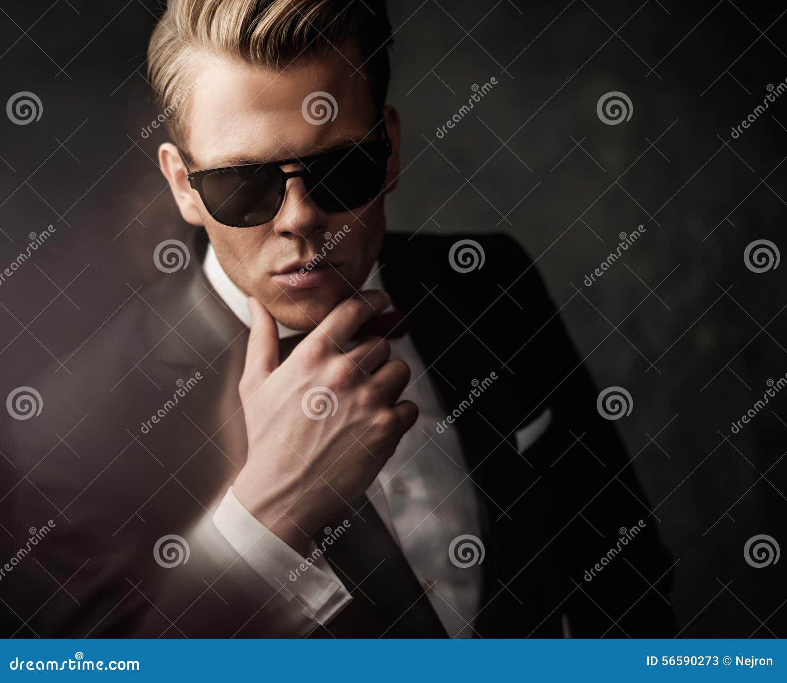 Tough sharp dressed man stock image. Image of sharp, masculine - 56590273