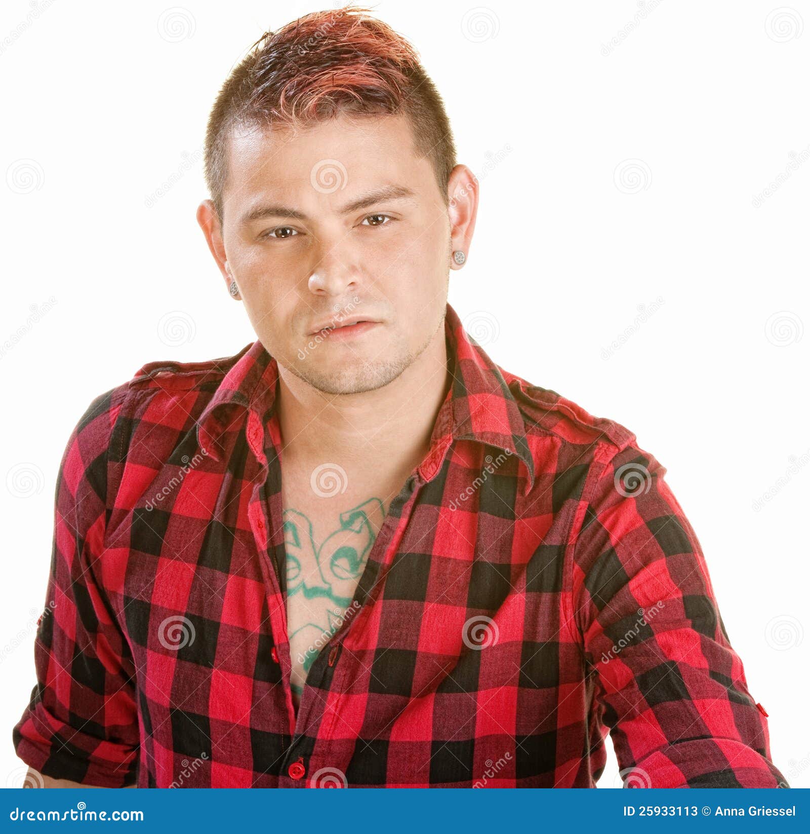 Tough Young Punk Sneering stock image. Image of mood - 25933113