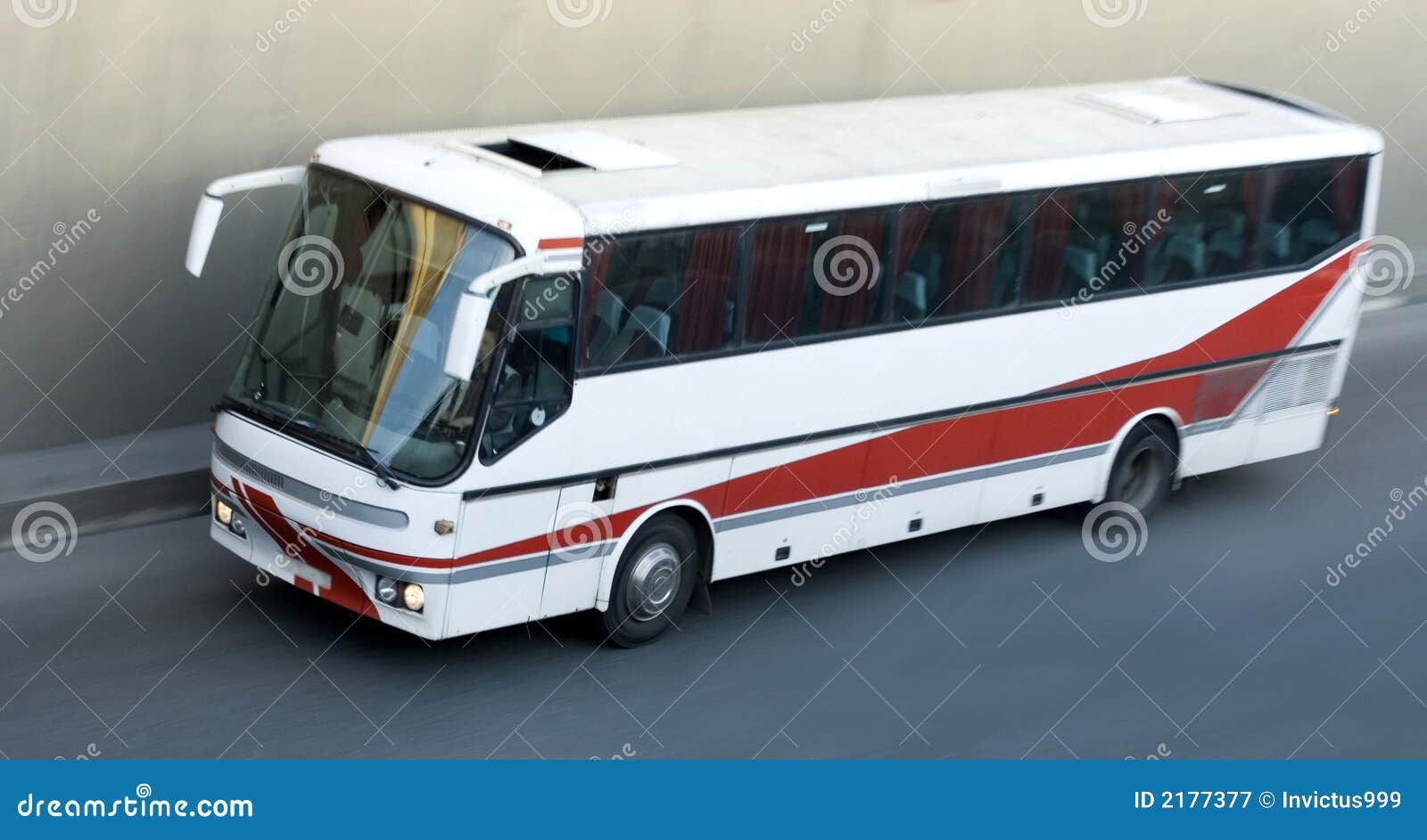 Tour bus isolated rides stock image. Image of urban, transportation ...