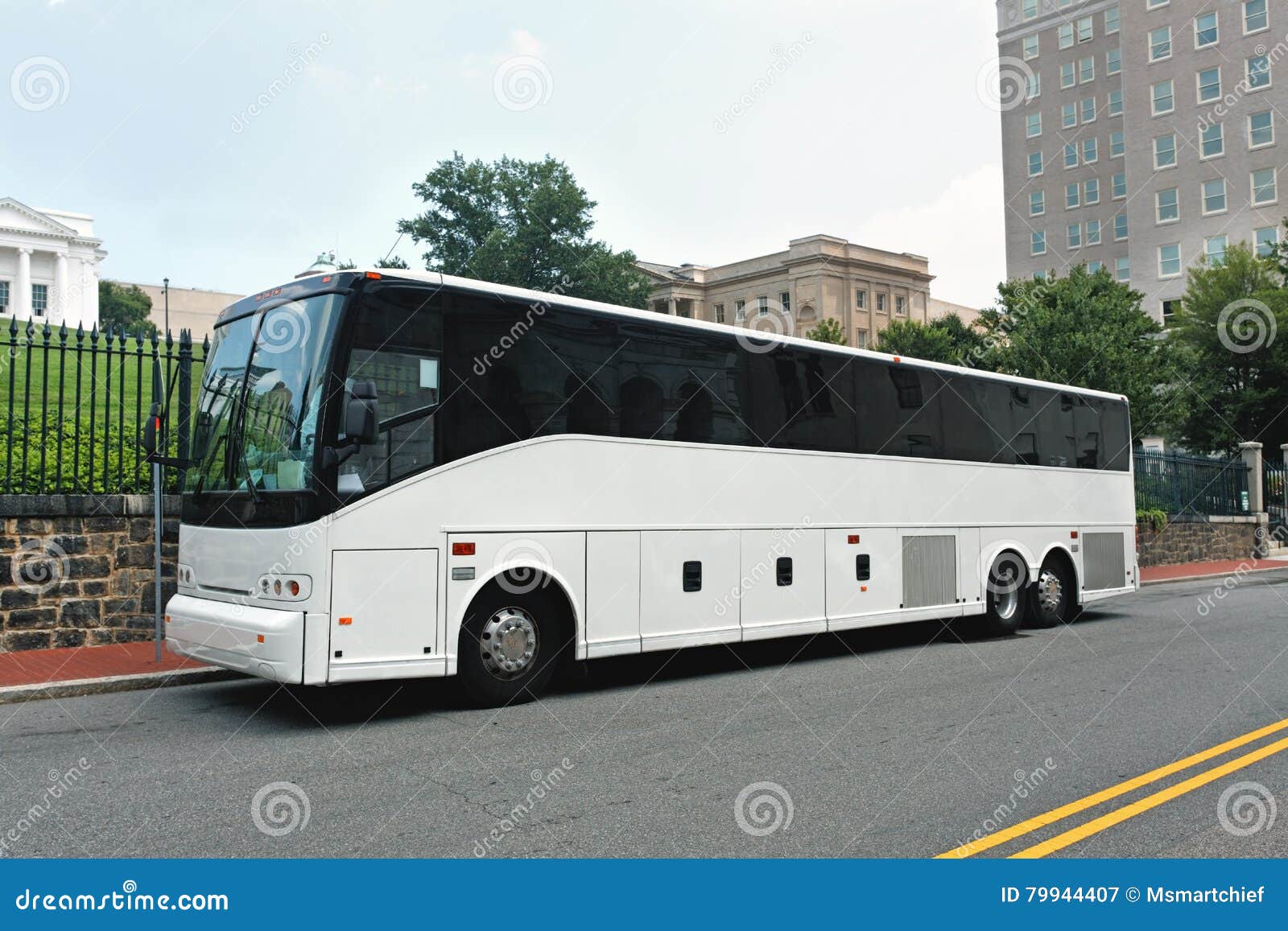 Tour Charter Bus stock image. Image of parked, holiday - 79944407