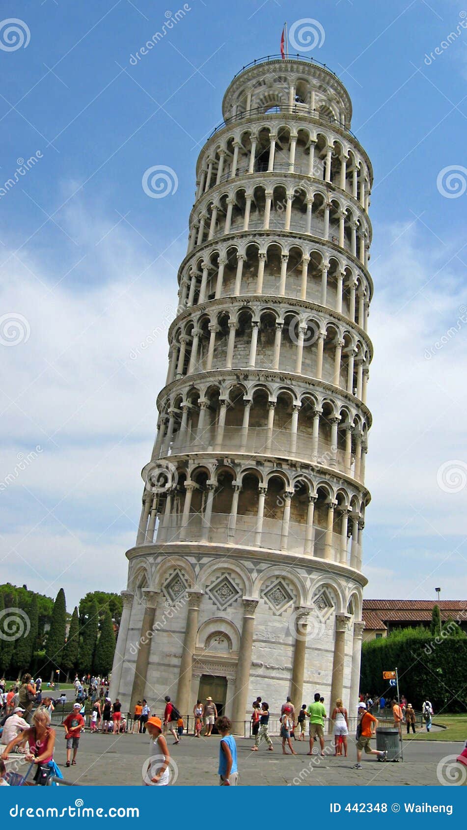 Tour de Pise photo stock. Image du attraction, landmark - 442348