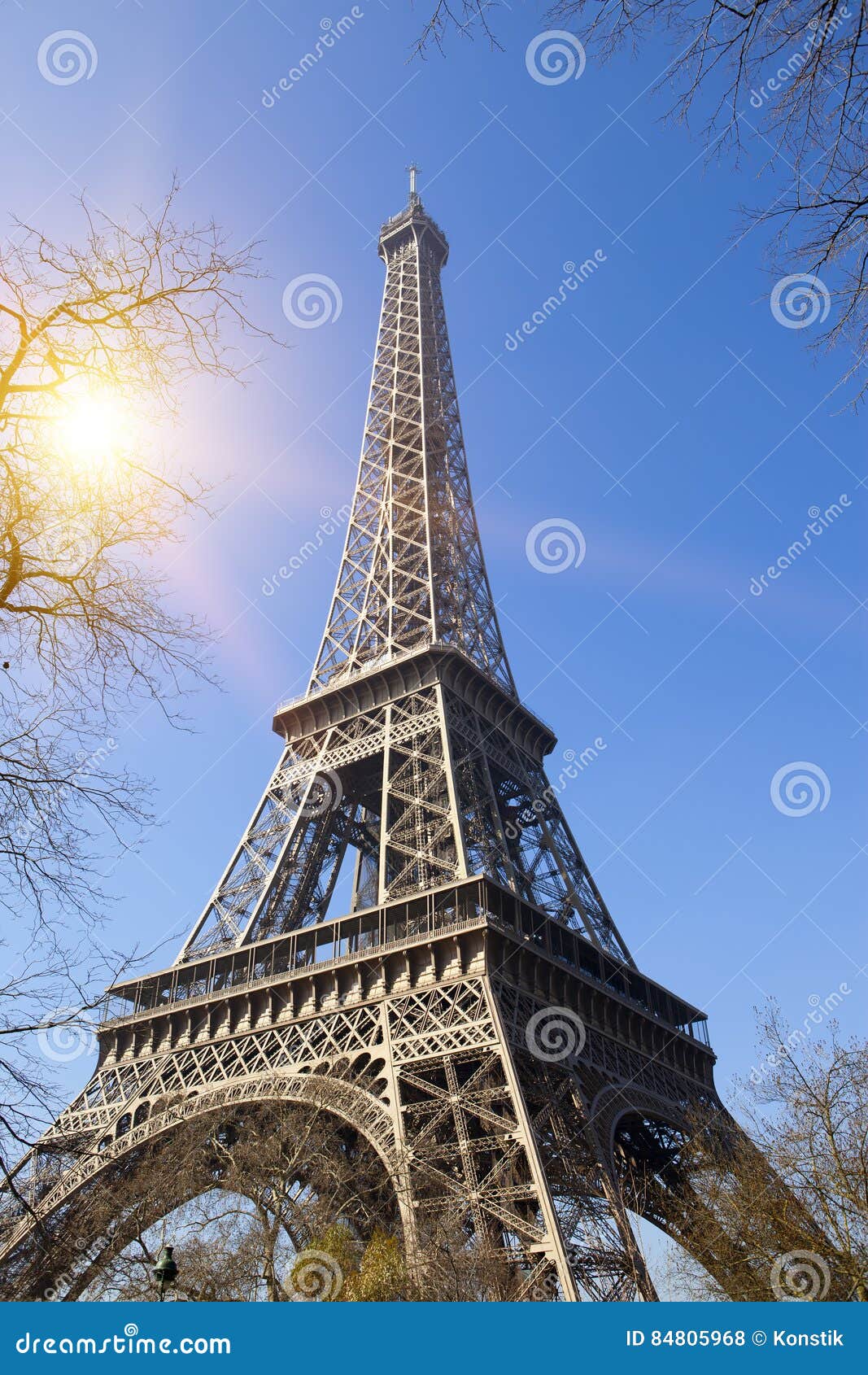 Tour Eiffel. France, Paris stock photo. Image of romantic - 84805968