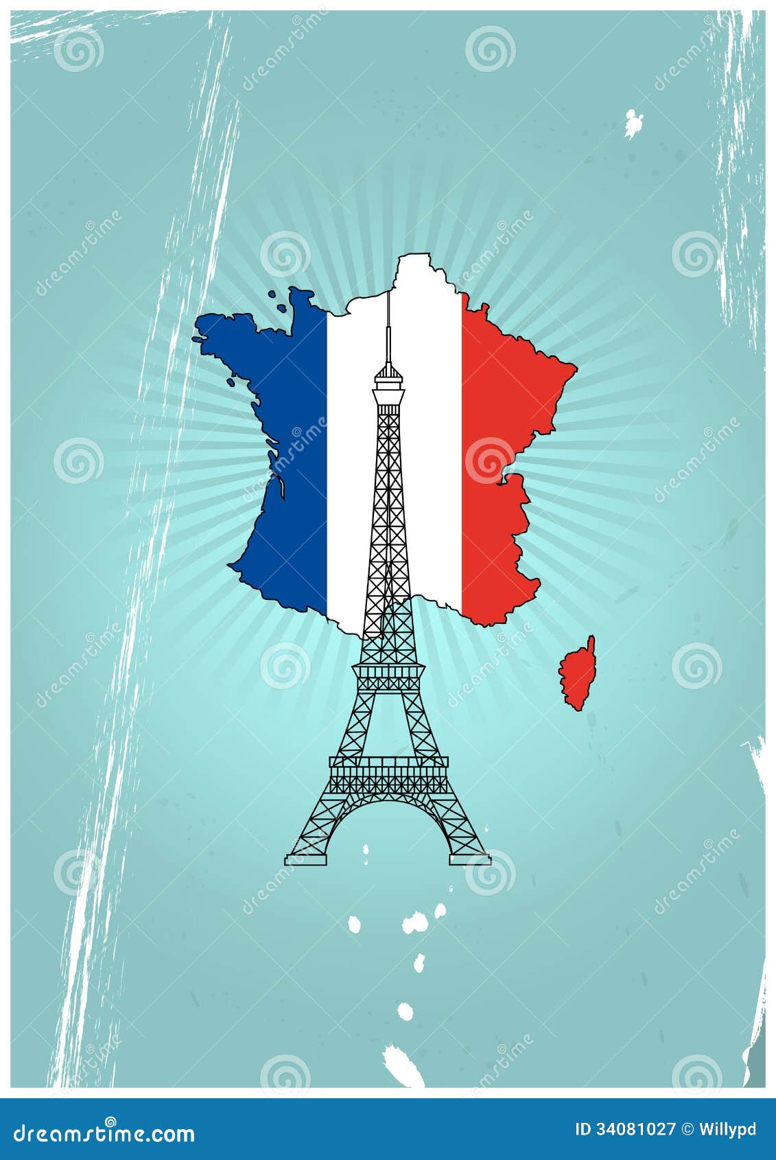 Tour eiffel paris stock vector. Illustration of structure - 34081027