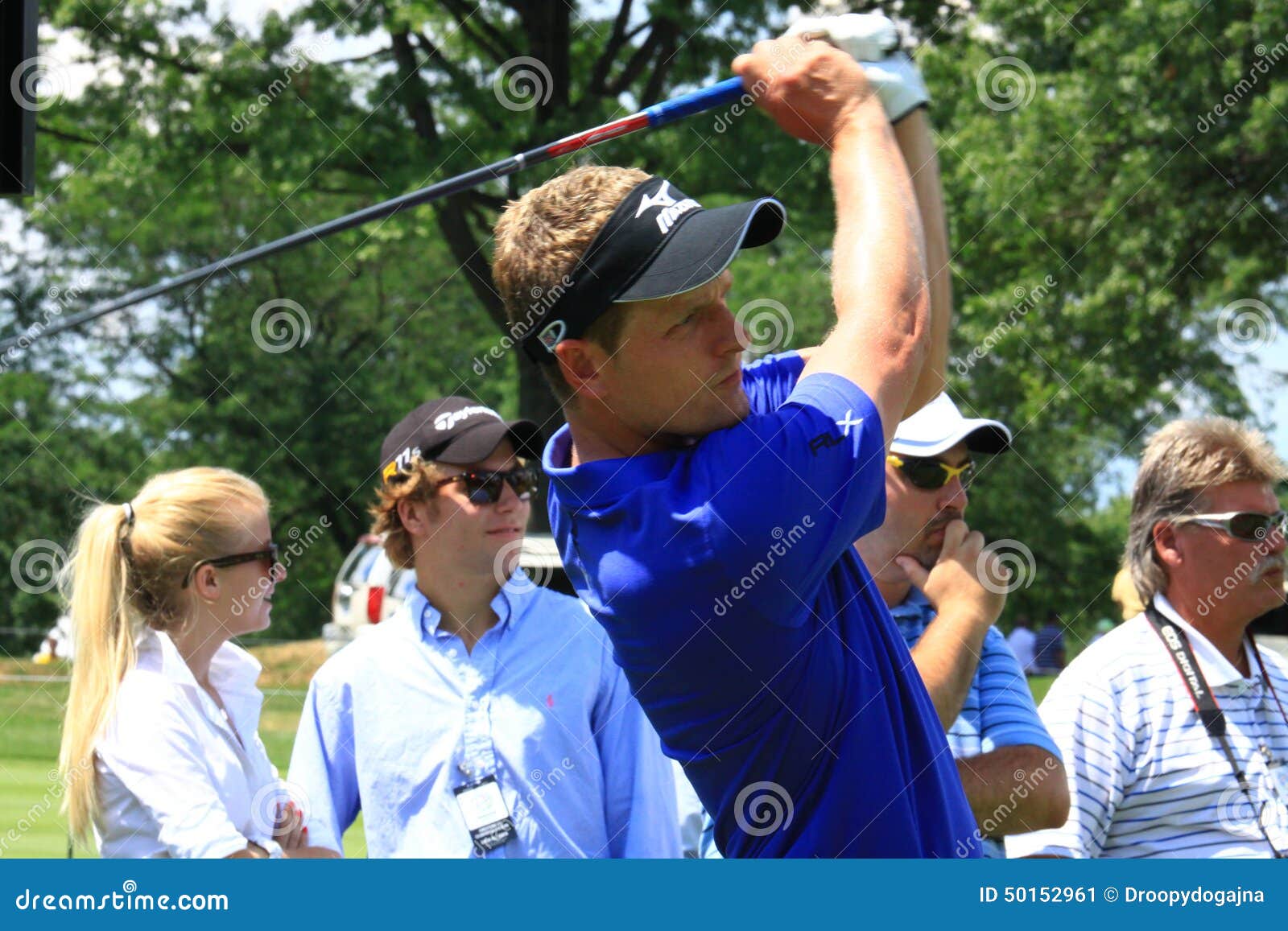 Tour golfer Luke Donald editorial photo. Image of bogey - 50152961