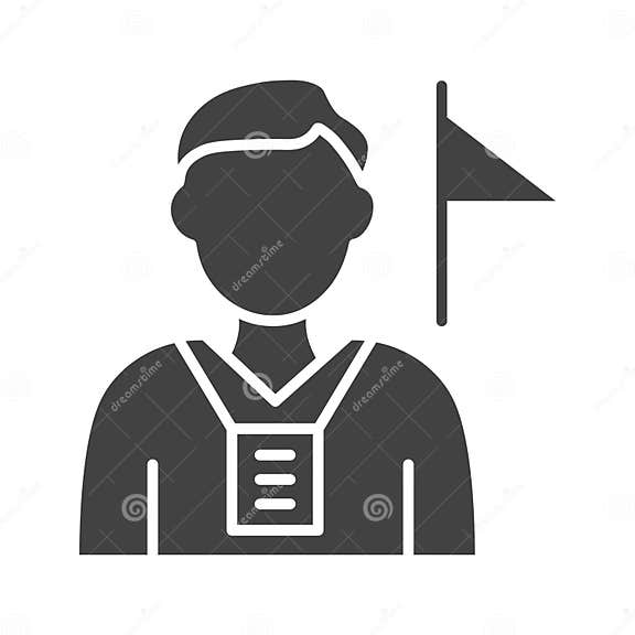 Tour Guide Icon Vector Image. Stock Illustration - Illustration of ...