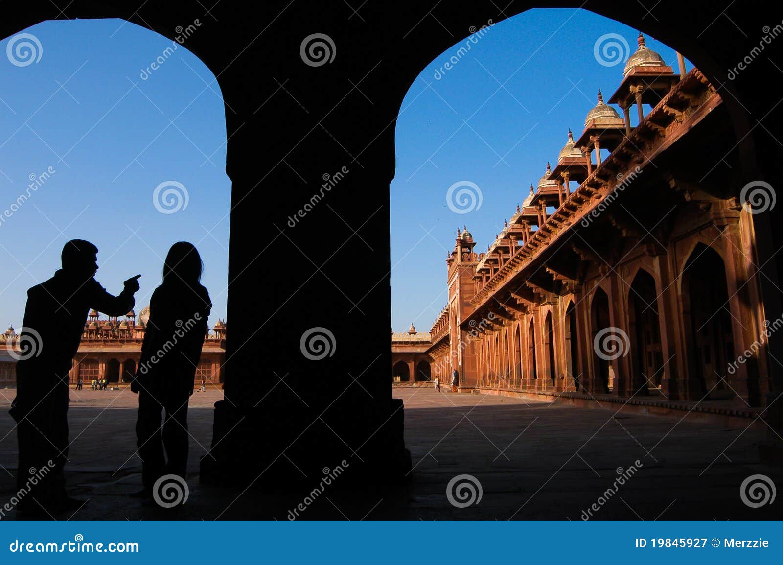Tour Guide in India stock image. Image of arch, archway - 19845927