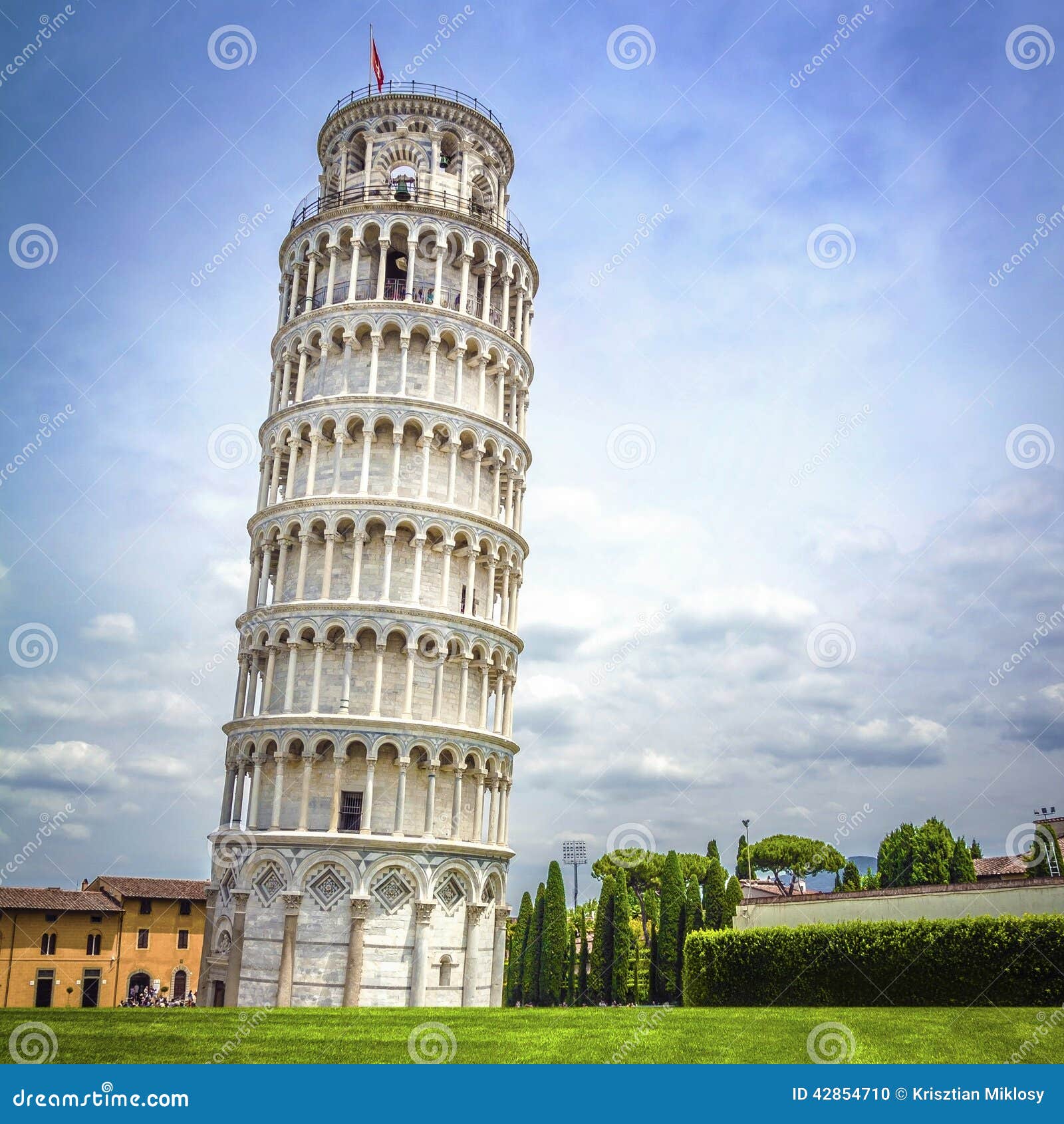 Tour Penchée De Pise, Italie Photo stock - Image: 42854710