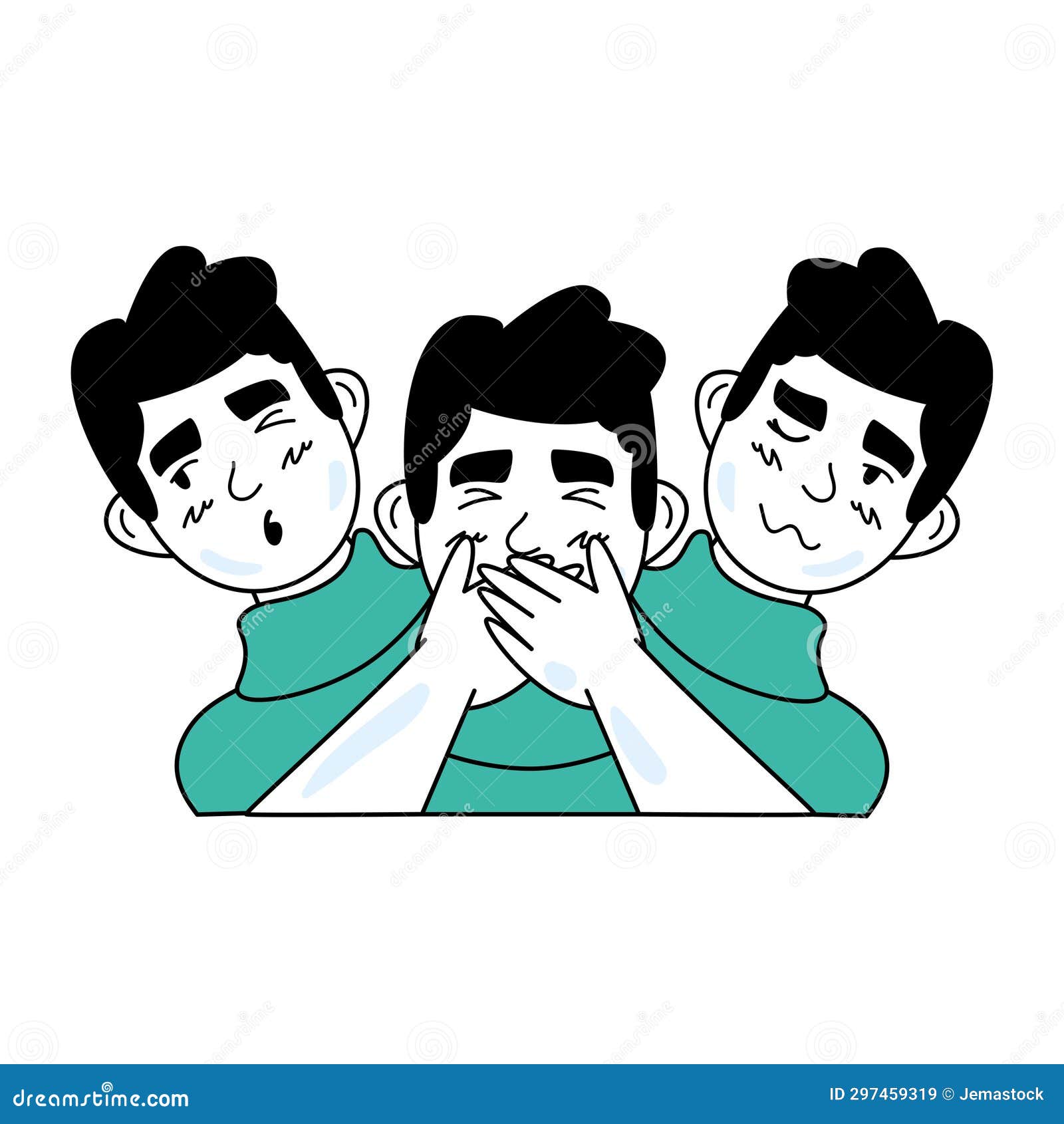 Tourette Syndrome. Royalty-Free Stock Photo | CartoonDealer.com #238921317