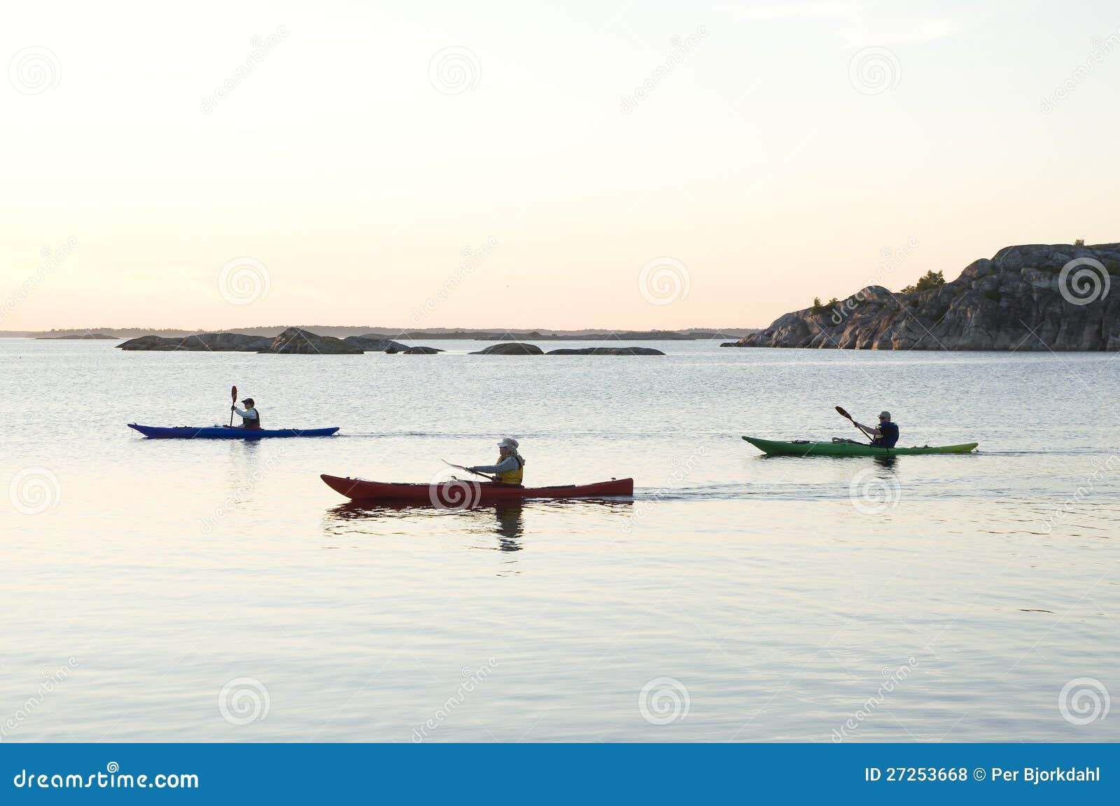 Touring kayaking editorial stock photo. Image of skerries - 27253668