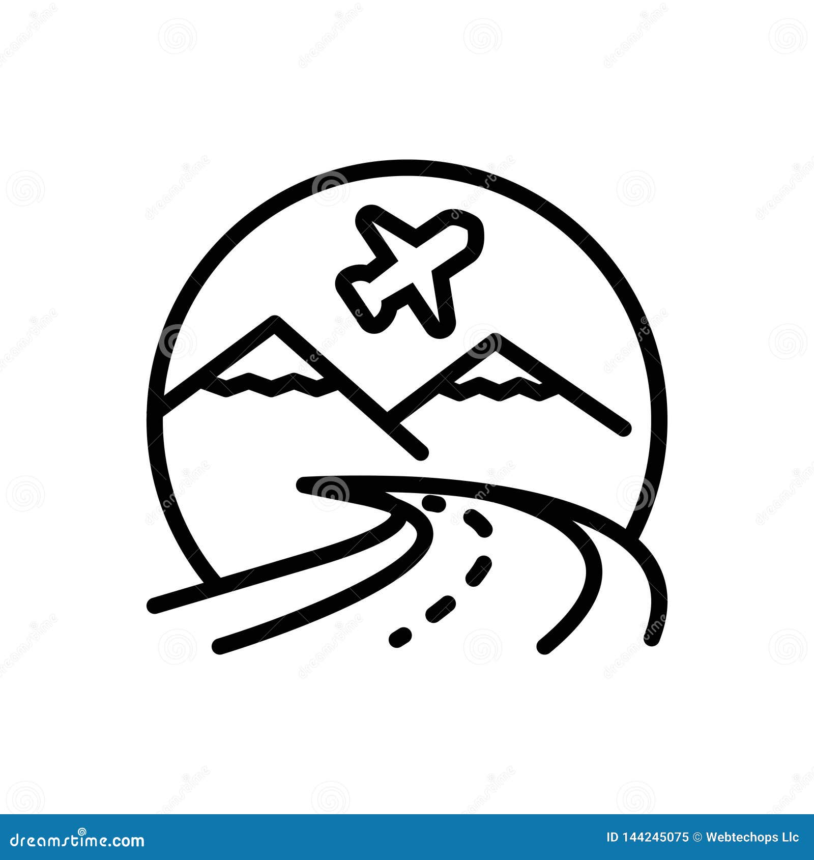 Touring Line Icons Collection. Adventure, Exploration, Discovery ...