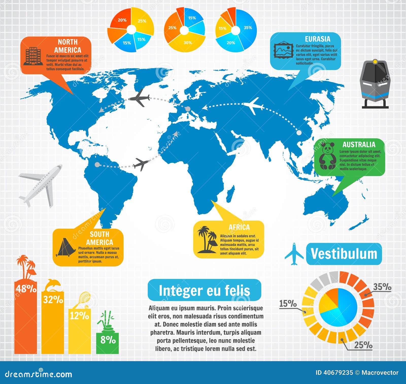 Tourism Infographic Elements Set Stock Vector - Illustration of ...