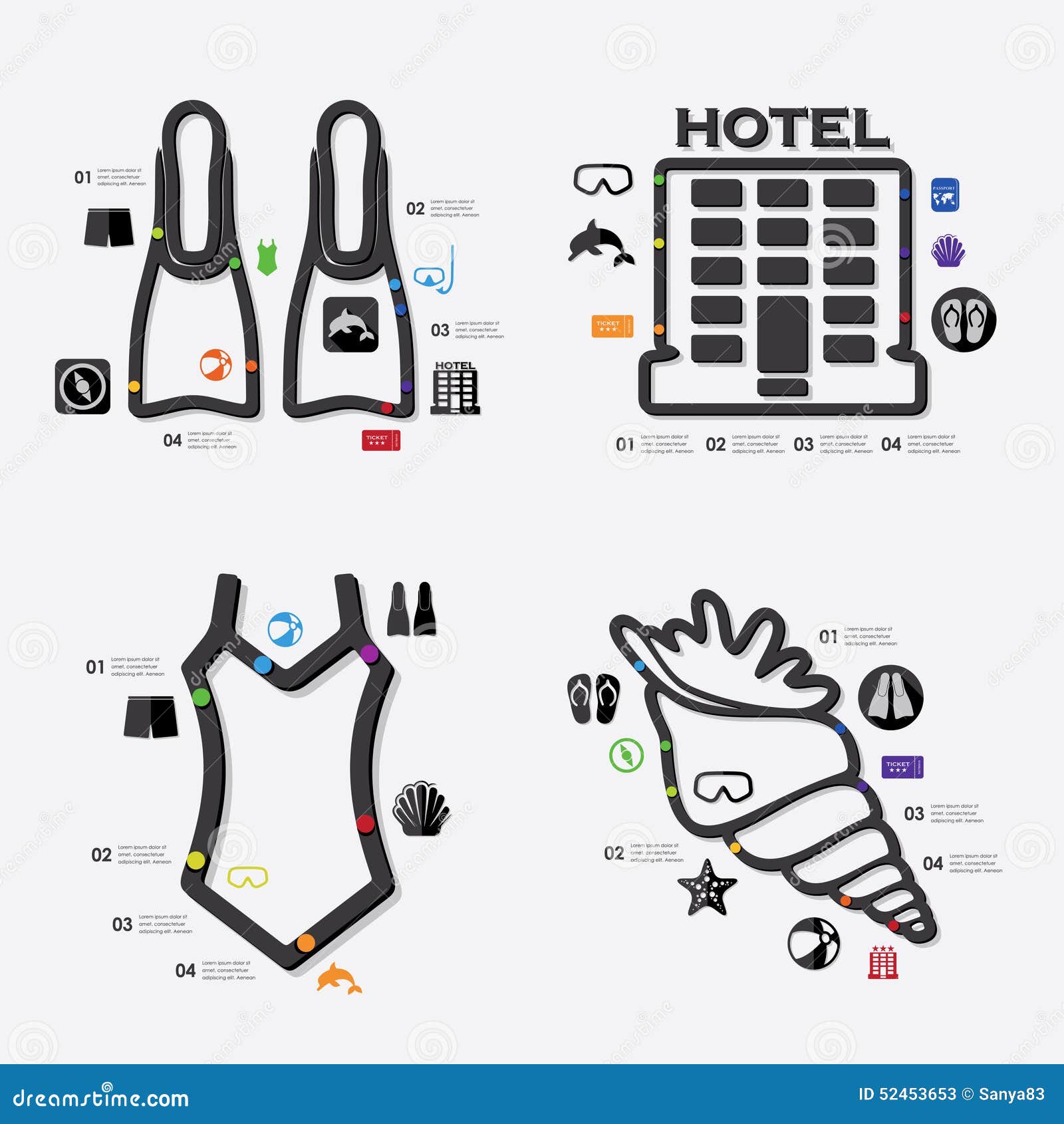 Tourism infographic stock vector. Illustration of creative - 52453653