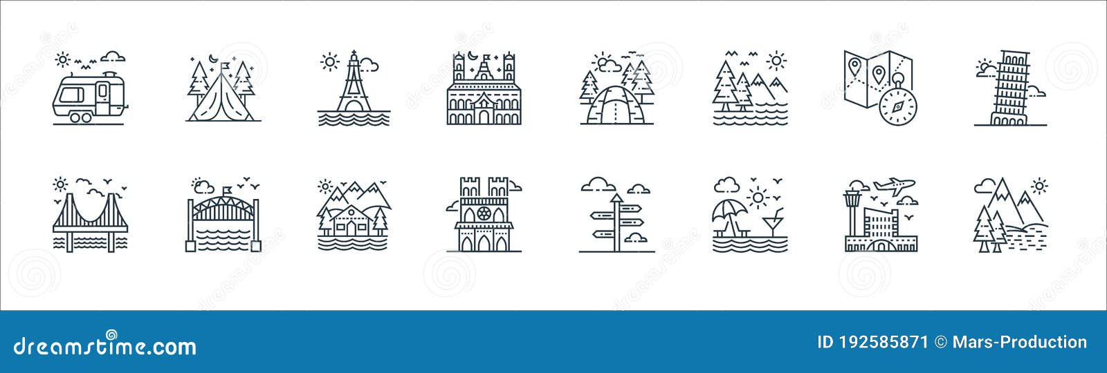 Linear Notre Dame Icon From Buildings Outline Collection. Thin Line ... Linear Notre Dame Icon From Buildings Outline Collection. Thin Line ...