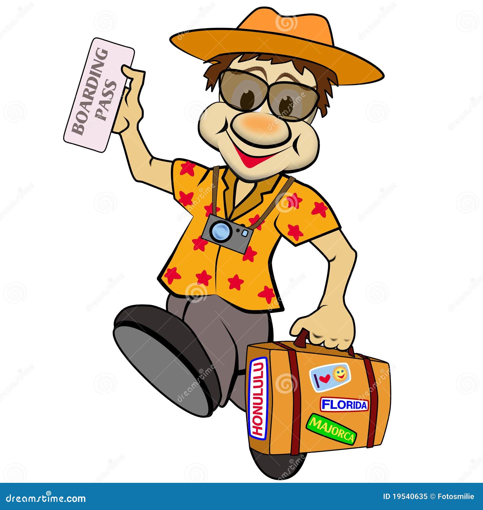 Tacky Tourist Clip Art