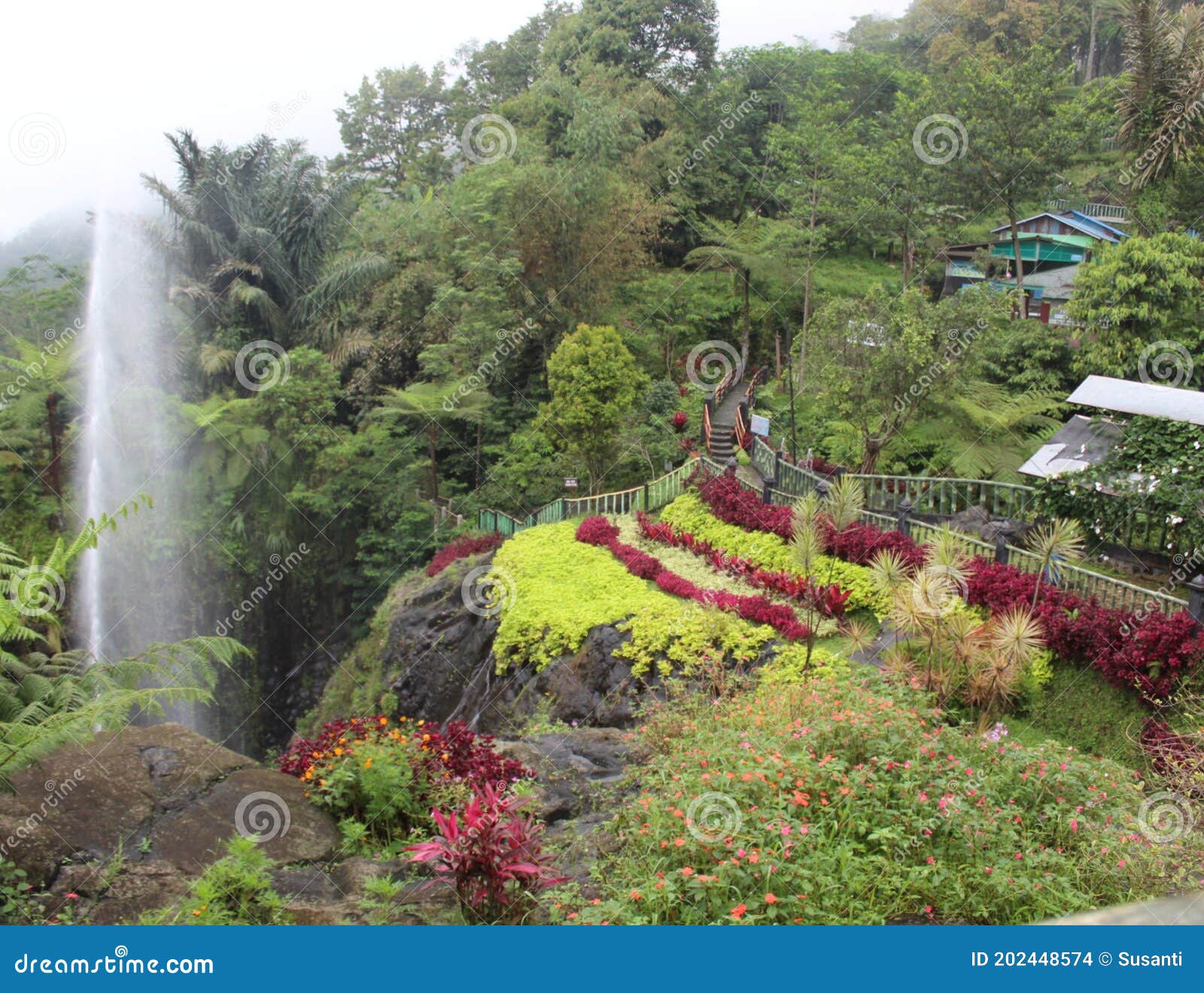 Tourist Attractions in Central Java, Indonesia Stock Photo - Image of ...