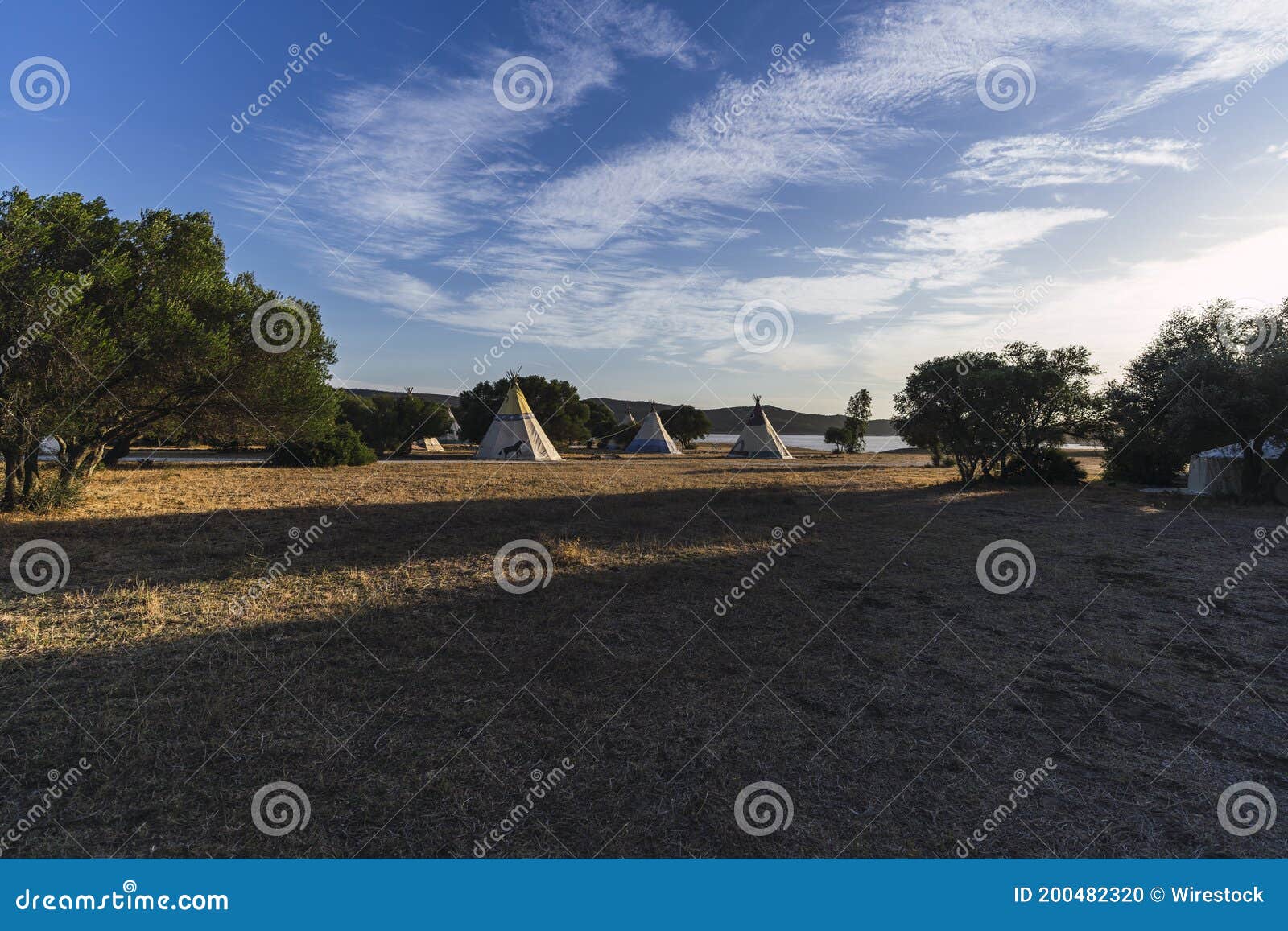 Tourist Attractions in the Fields Stock Photo - Image of spring, famous ...
